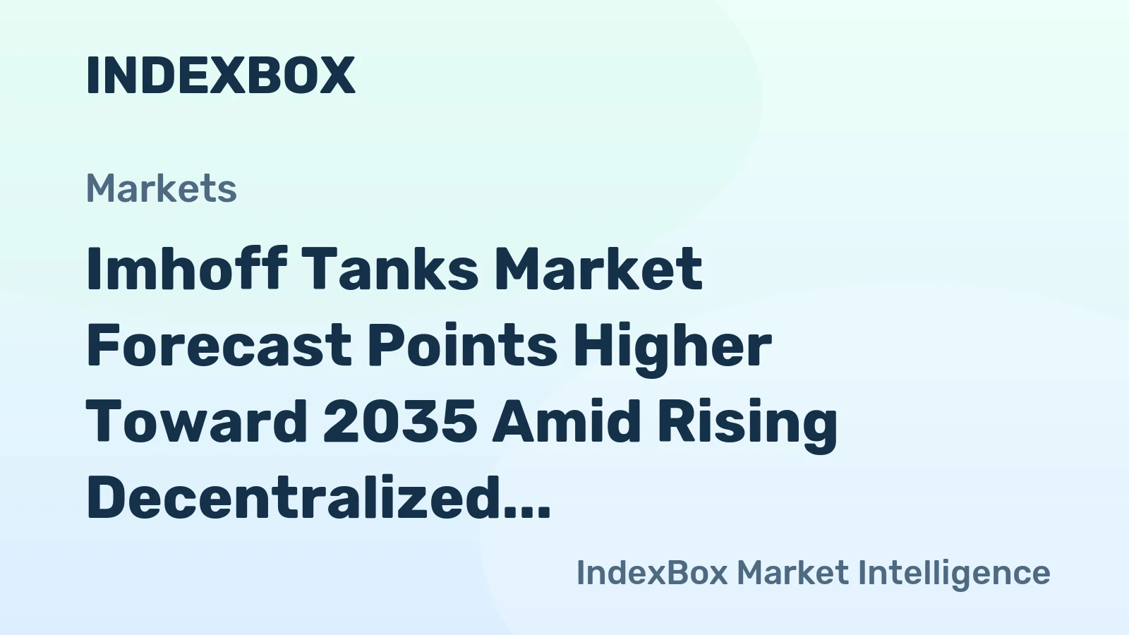 Imhoff Tanks Market Forecast Points Higher Toward 2035 Amid Rising Decentralized Sanitation Demand