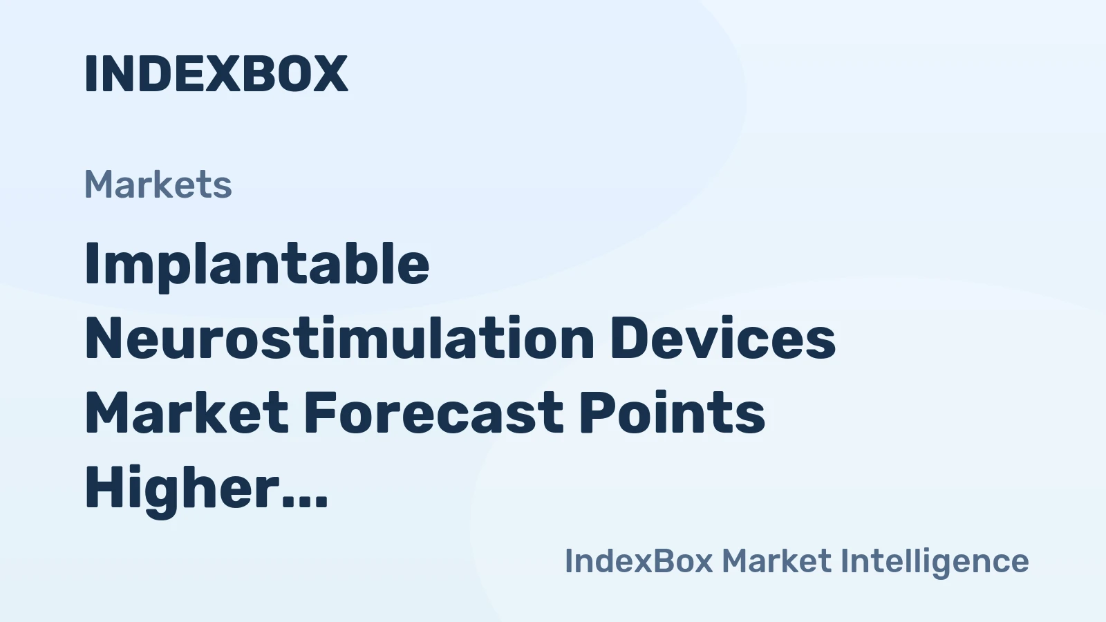 Implantable Neurostimulation Devices Market Forecast Points Higher Toward 2035 on Expanding Indications and Rechargeable Technology