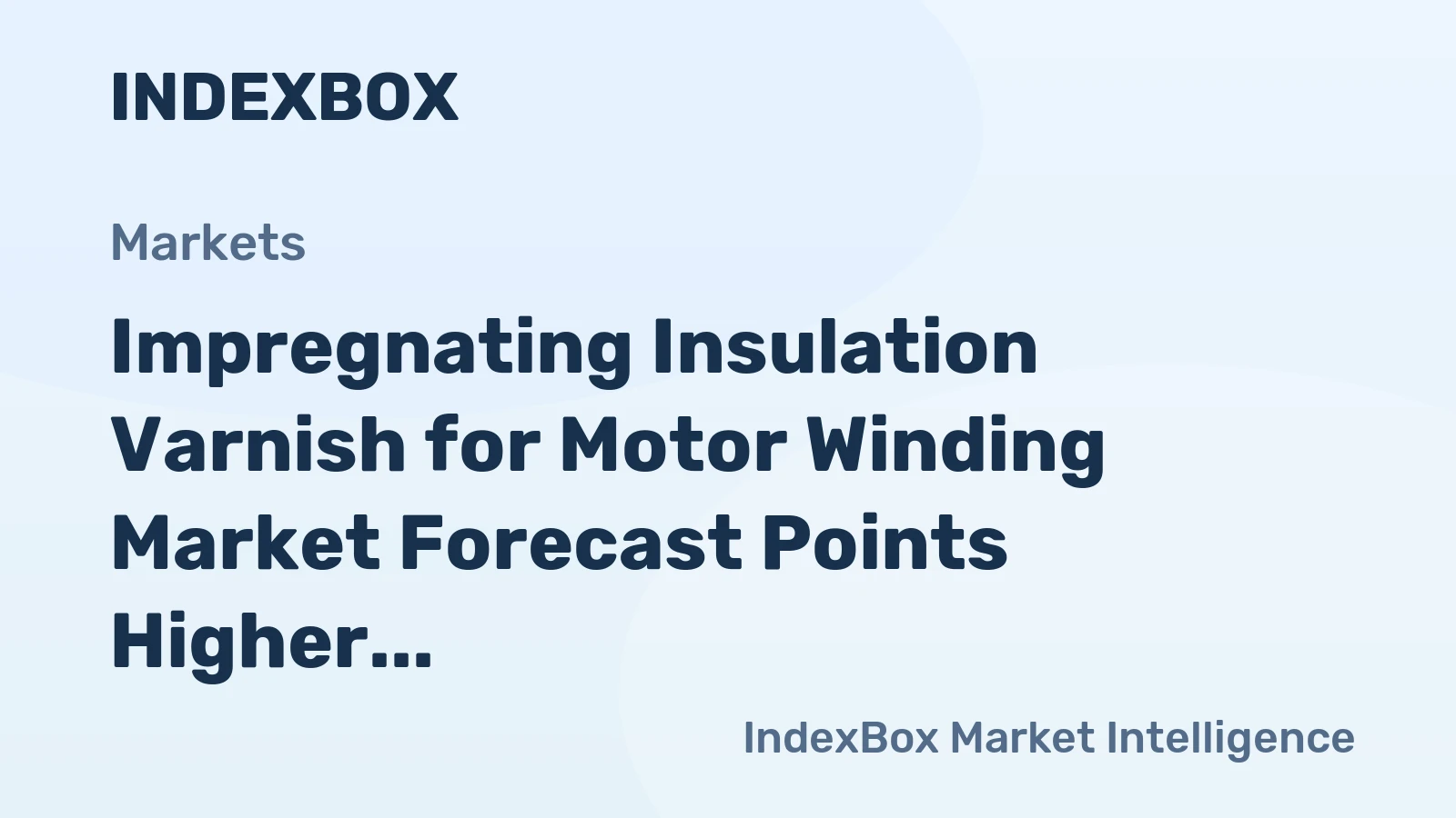 Impregnating Insulation Varnish for Motor Winding Market Forecast Points Higher Toward 2035, Driven by Electrification