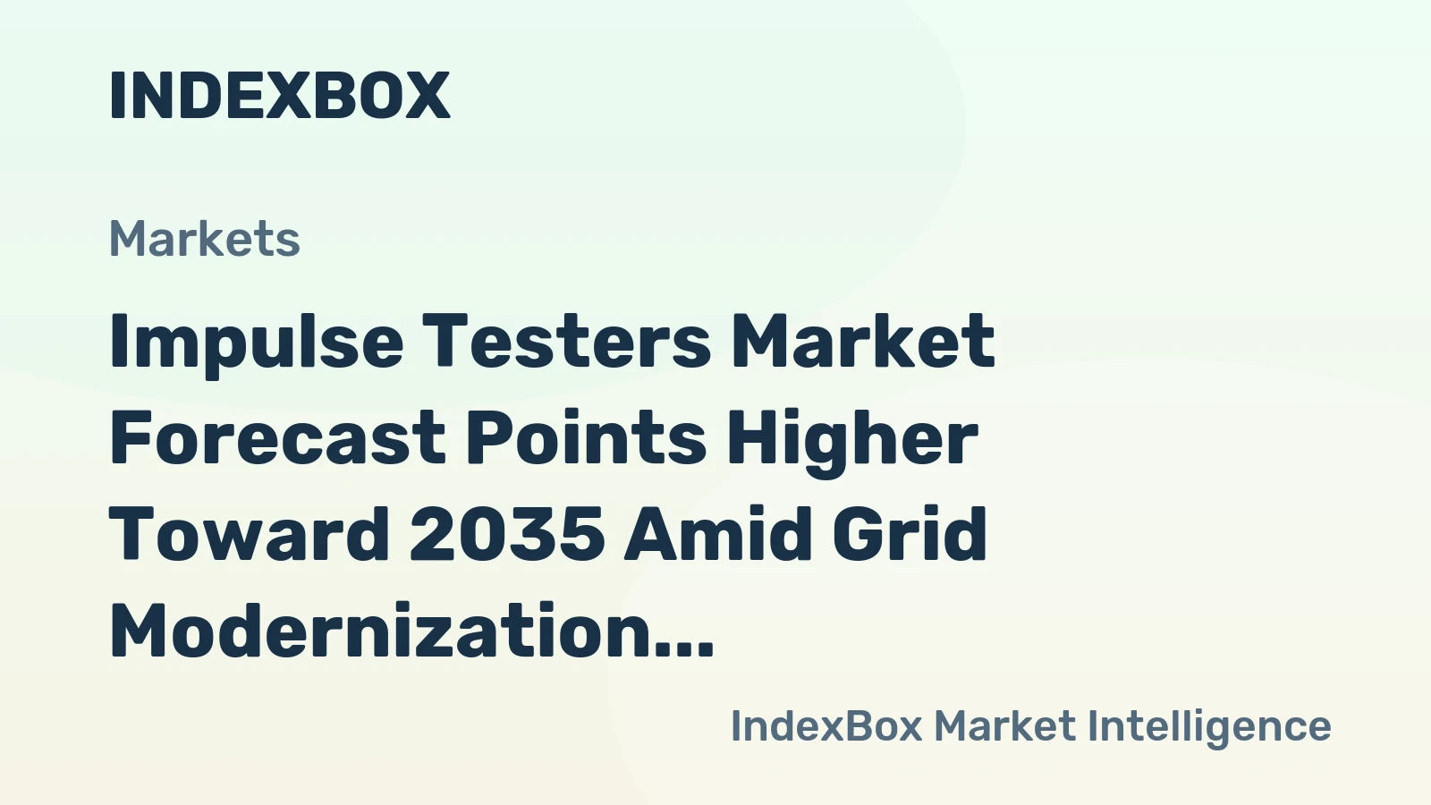 Impulse Testers Market Forecast Points Higher Toward 2035 Amid Grid Modernization and Renewable Integration