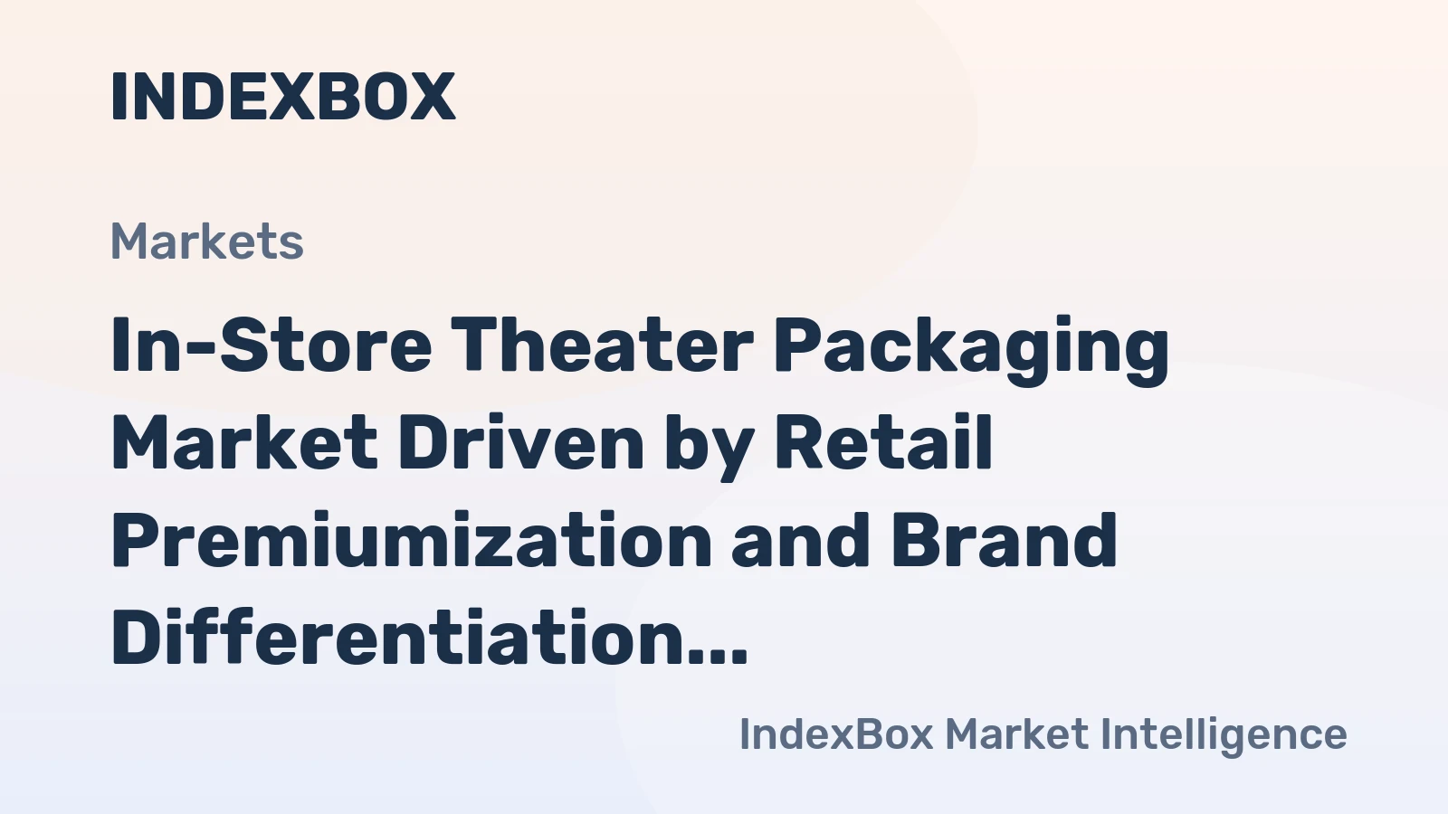 In-Store Theater Packaging Market Driven by Retail Premiumization and Brand Differentiation to 2035