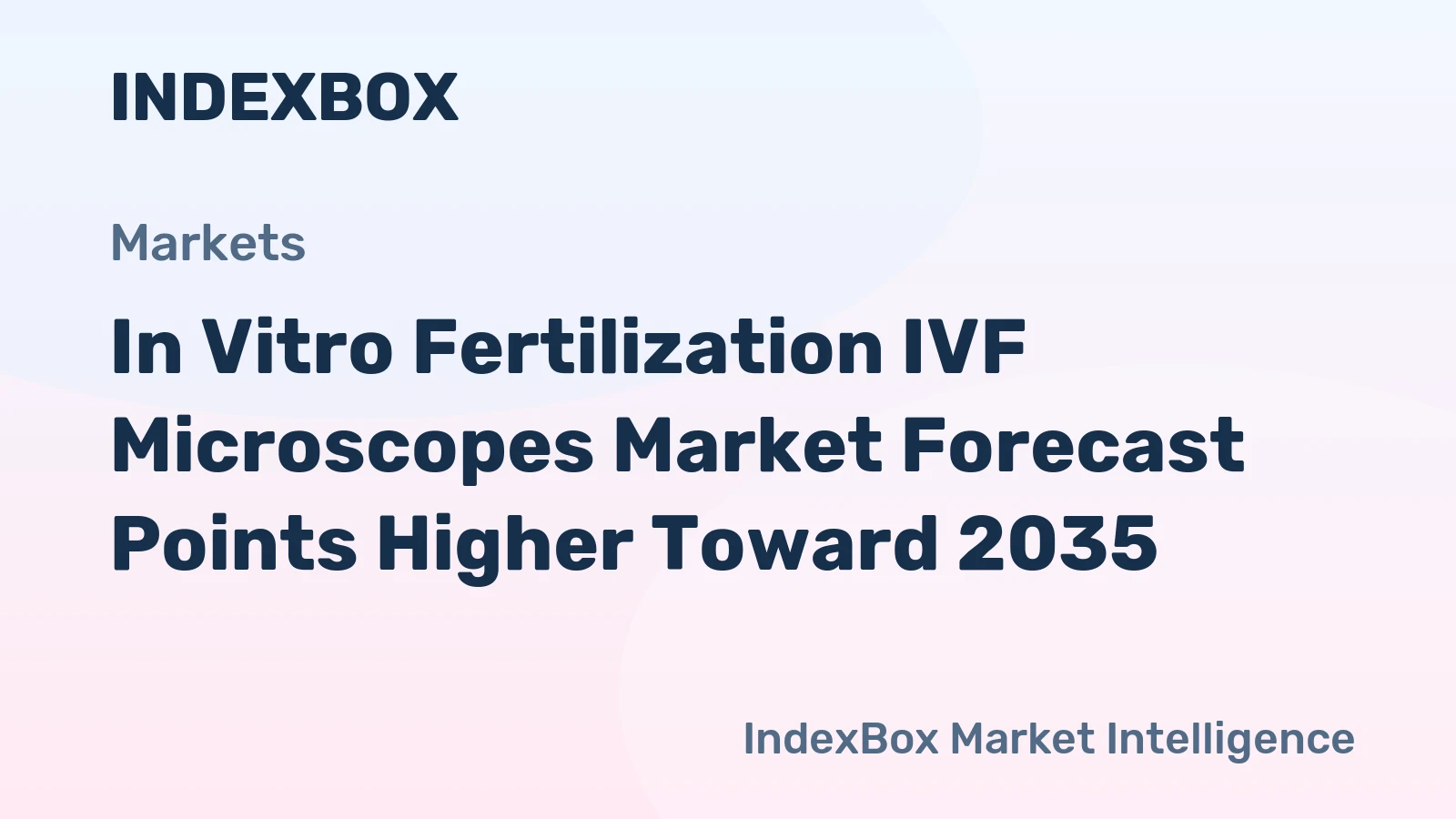In Vitro Fertilization IVF Microscopes Market Forecast Points Higher Toward 2035, Driven by Rising ART Volumes and AI Integration