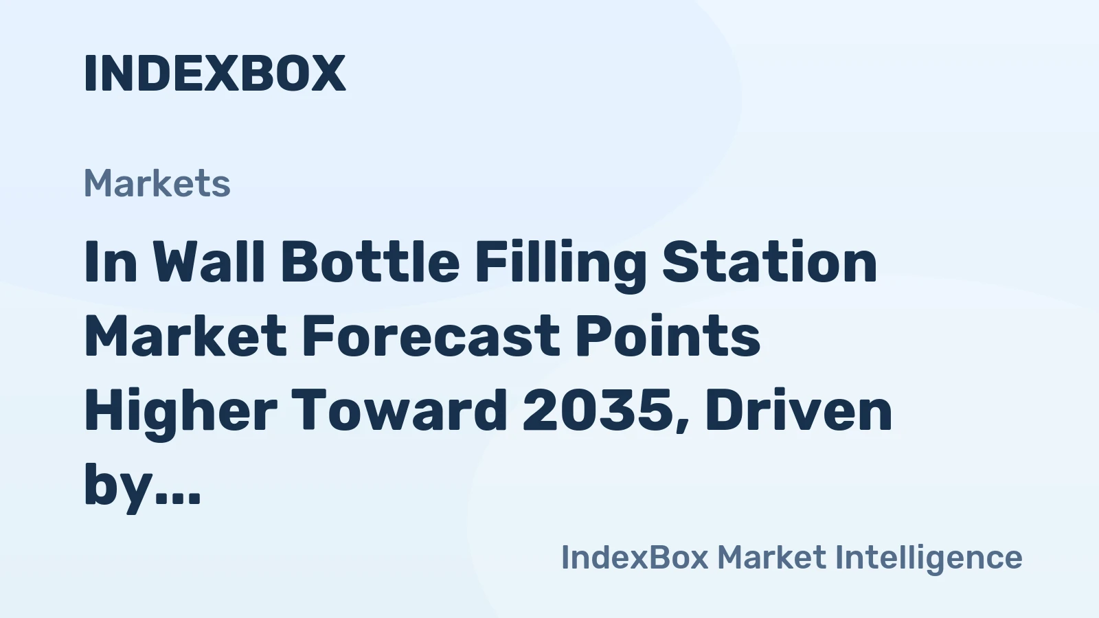In Wall Bottle Filling Station Market Forecast Points Higher Toward 2035, Driven by Green Building Codes