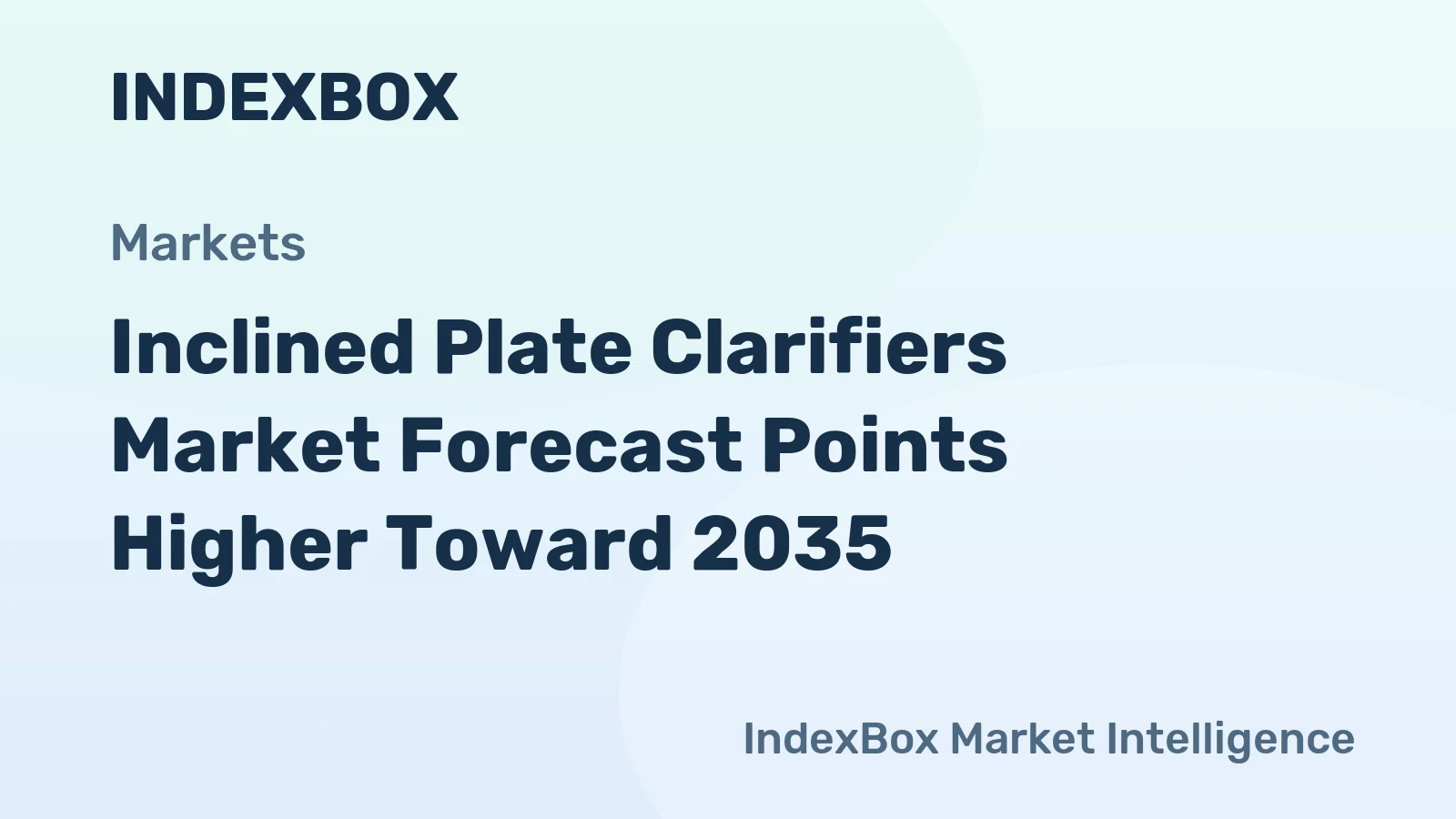 Inclined Plate Clarifiers Market Forecast Points Higher Toward 2035, Driven by Stringent Water Quality Regulations