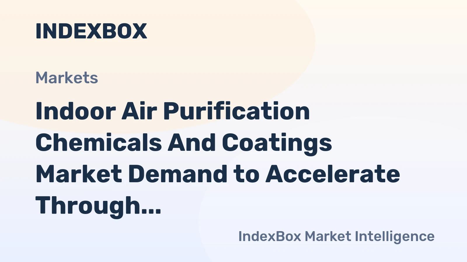 Indoor Air Purification Chemicals and Coatings Market Demand to Accelerate Through 2035, Driven by Health-Conscious Building Standards