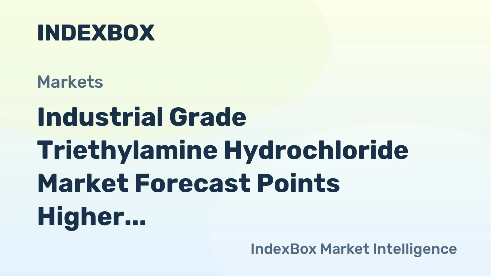 Industrial Grade Triethylamine Hydrochloride Market Forecast Points Higher Toward 2035, Driven by Semiconductor Expansion