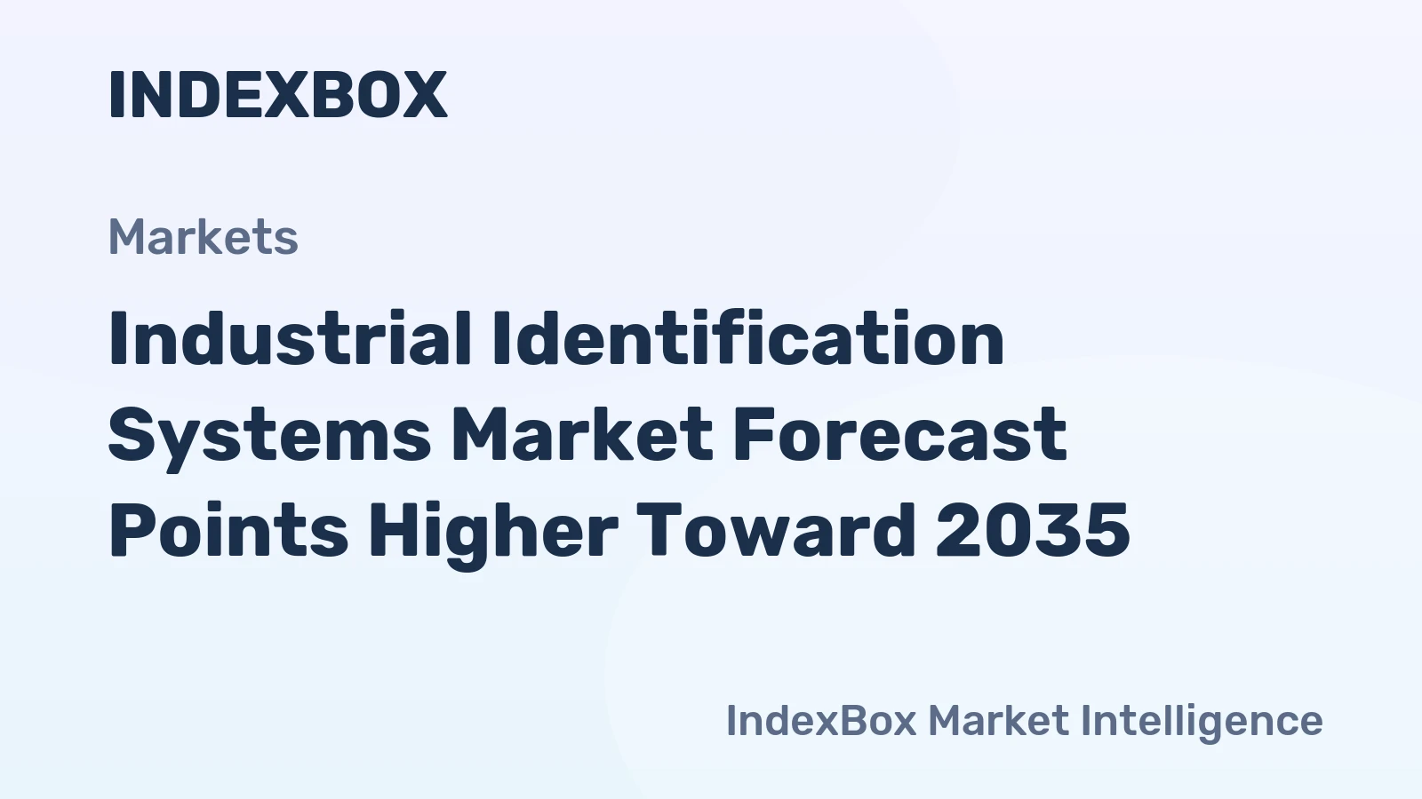 Industrial Identification Systems Market Forecast Points Higher Toward 2035, Driven by Automated Traceability Demands