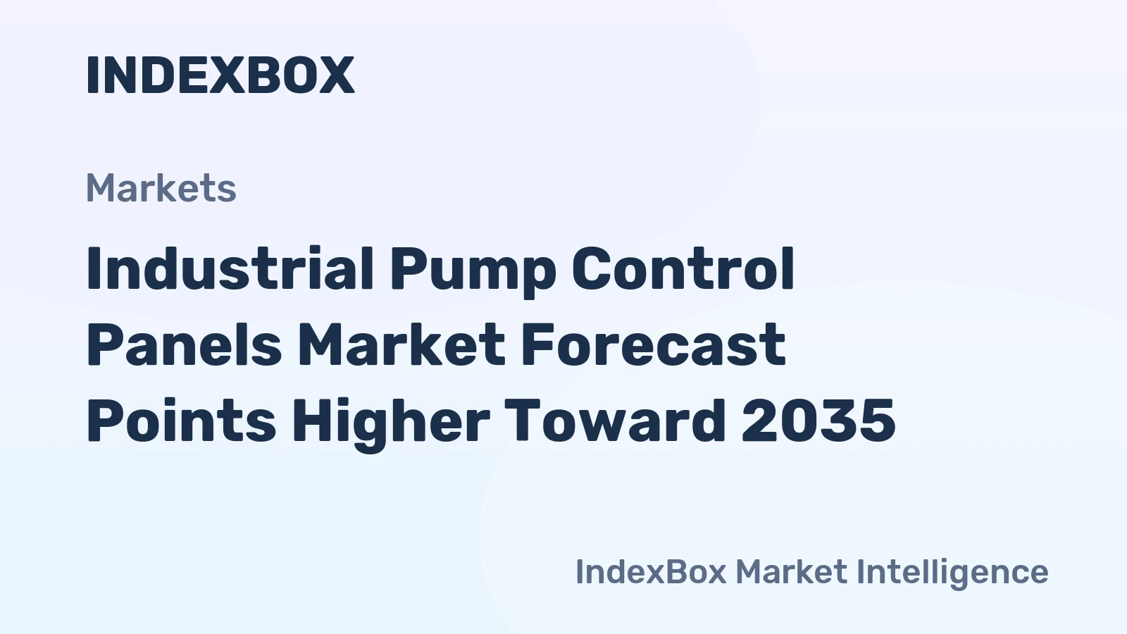 Industrial Pump Control Panels Market Forecast Points Higher Toward 2035, Driven by Infrastructure Modernization