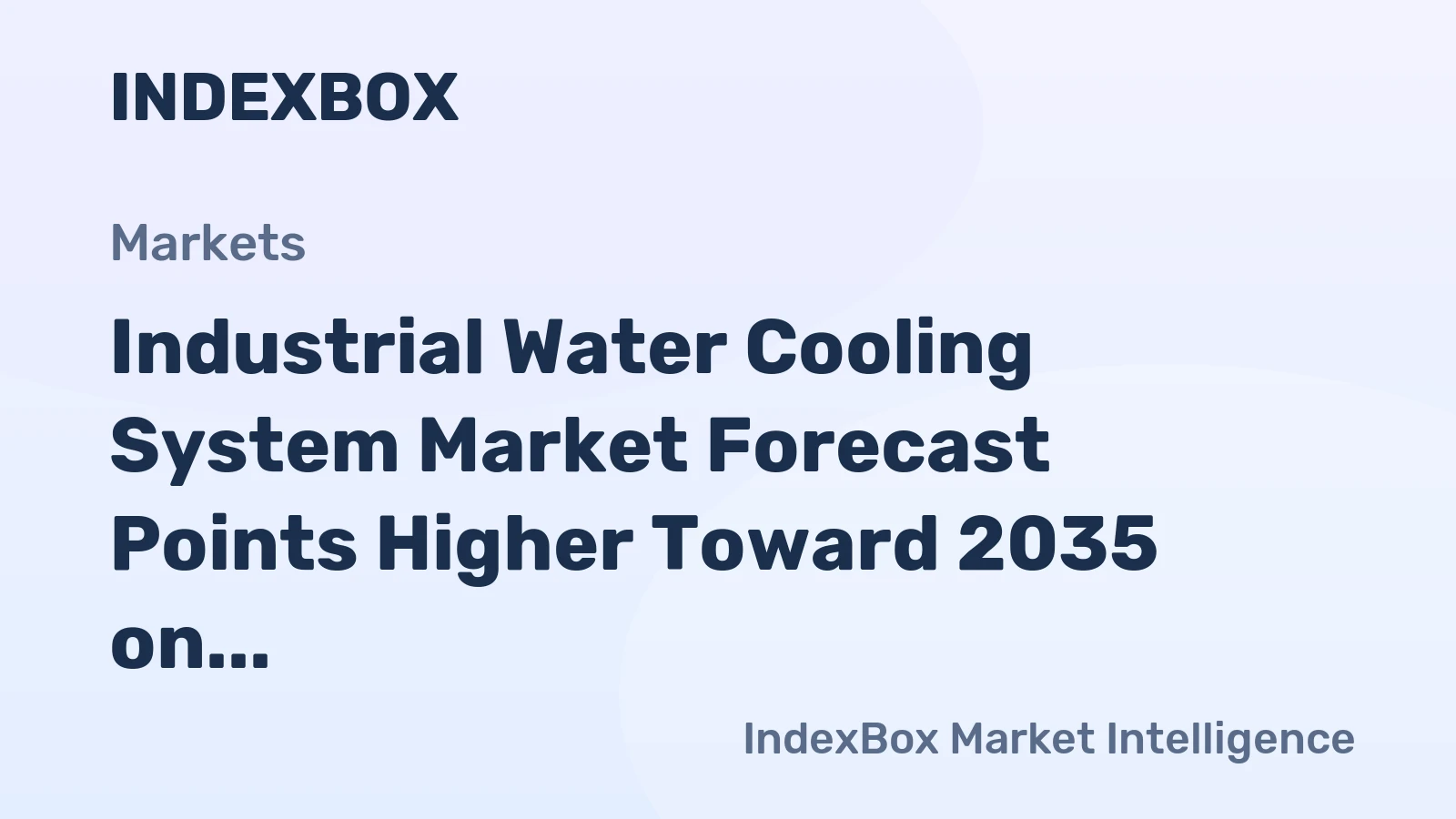 Industrial Water Cooling System Market Forecast Points Higher Toward 2035 on Surging Data Center Demand