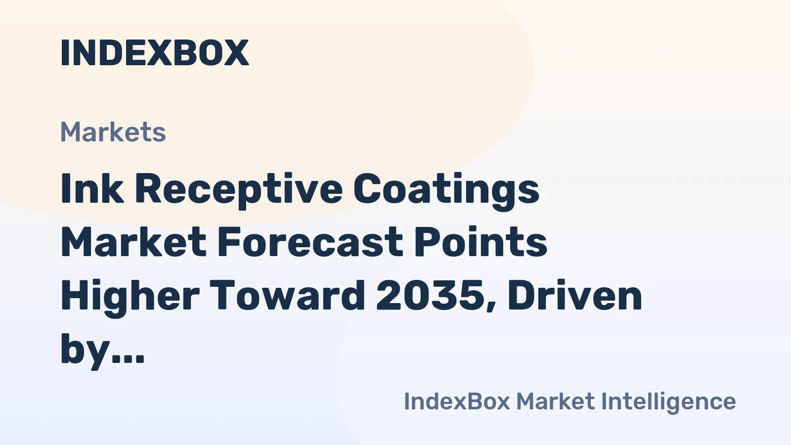 Ink Receptive Coatings Market Forecast Points Higher Toward 2035, Driven by Digital Printing Expansion