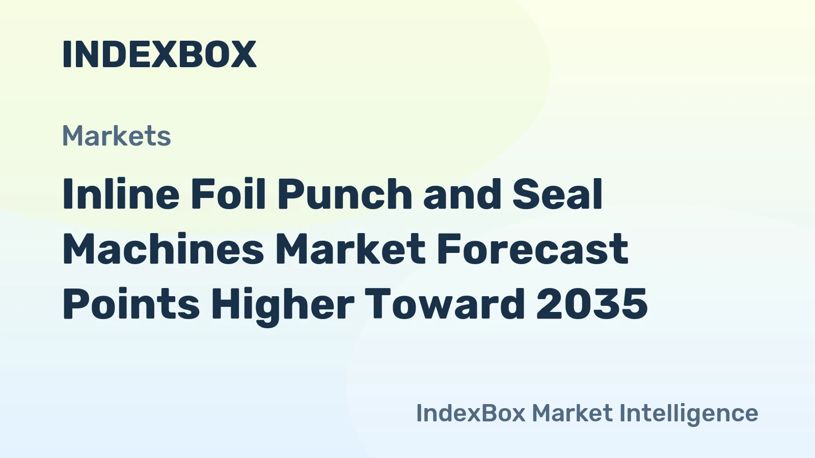 Inline Foil Punch and Seal Machines Market Forecast Points Higher Toward 2035, Driven by Pharmaceutical Unit-Dose Demand