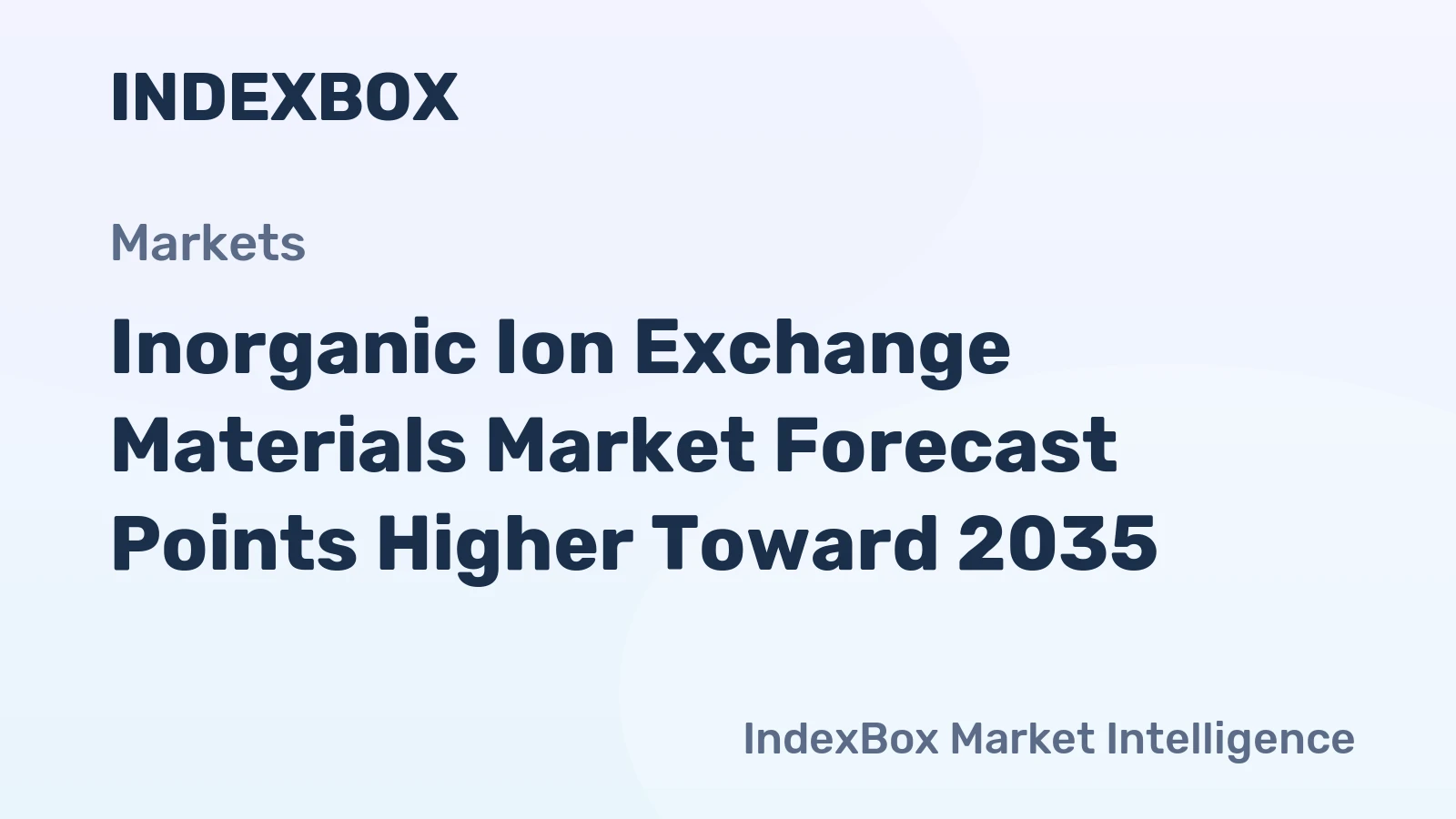 Inorganic Ion Exchange Materials Market Forecast Points Higher Toward 2035, Driven by Nuclear Waste Treatment Demand