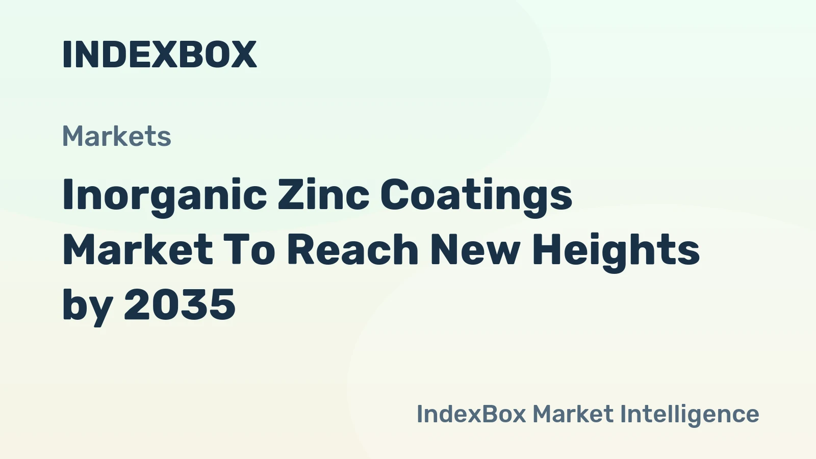 Inorganic Zinc Coatings Market to Reach New Heights by 2035, Driven by Infrastructure Renewal and Corrosion Protection Demands