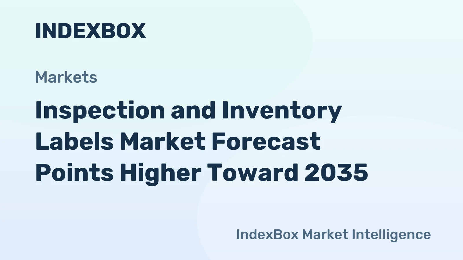 Inspection and Inventory Labels Market Forecast Points Higher Toward 2035, Driven by Omnichannel Logistics and Traceability Mandates