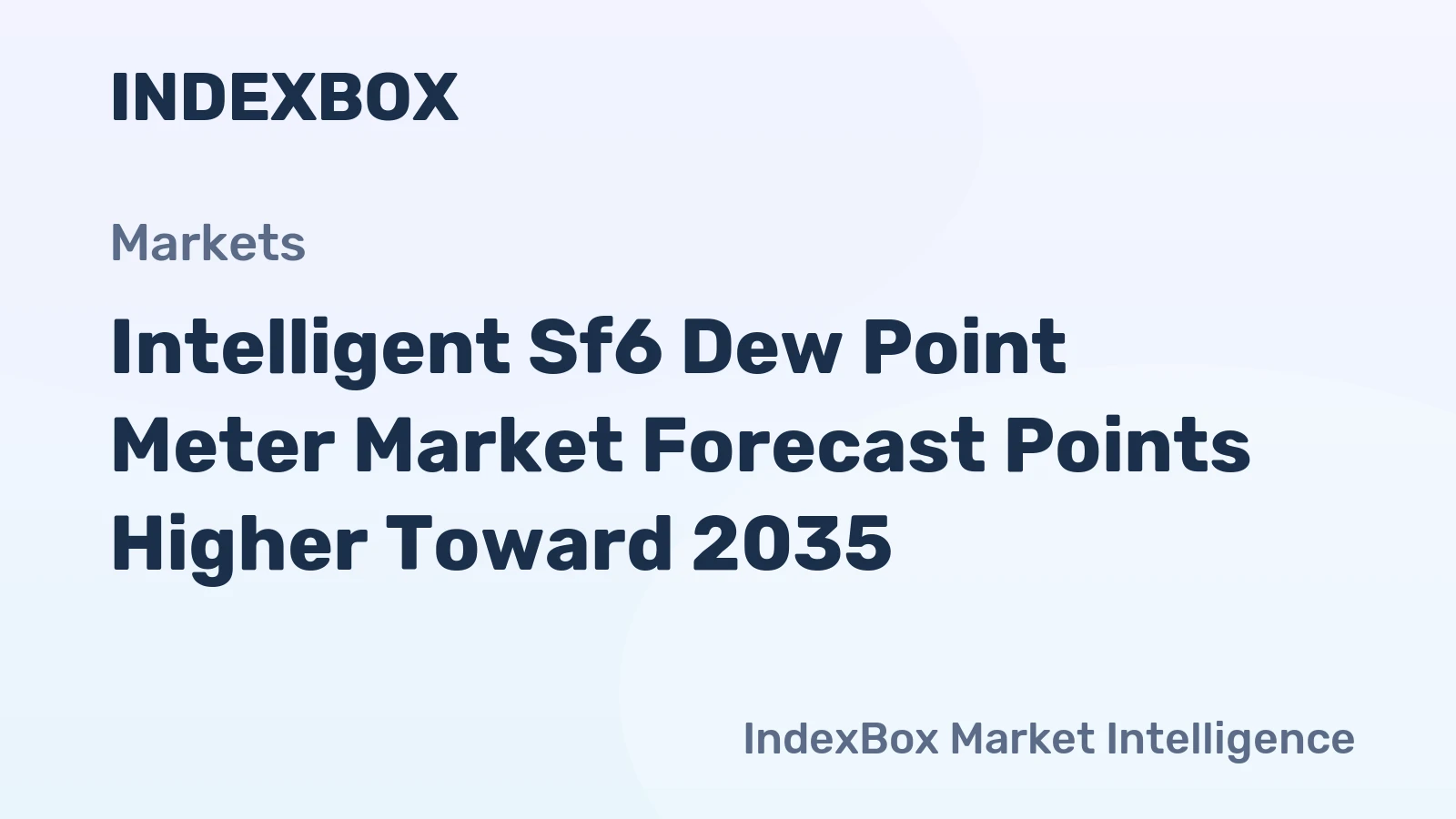 Intelligent Sf6 Dew Point Meter Market Forecast Points Higher Toward 2035, Driven by Grid Modernization and Emission Compliance