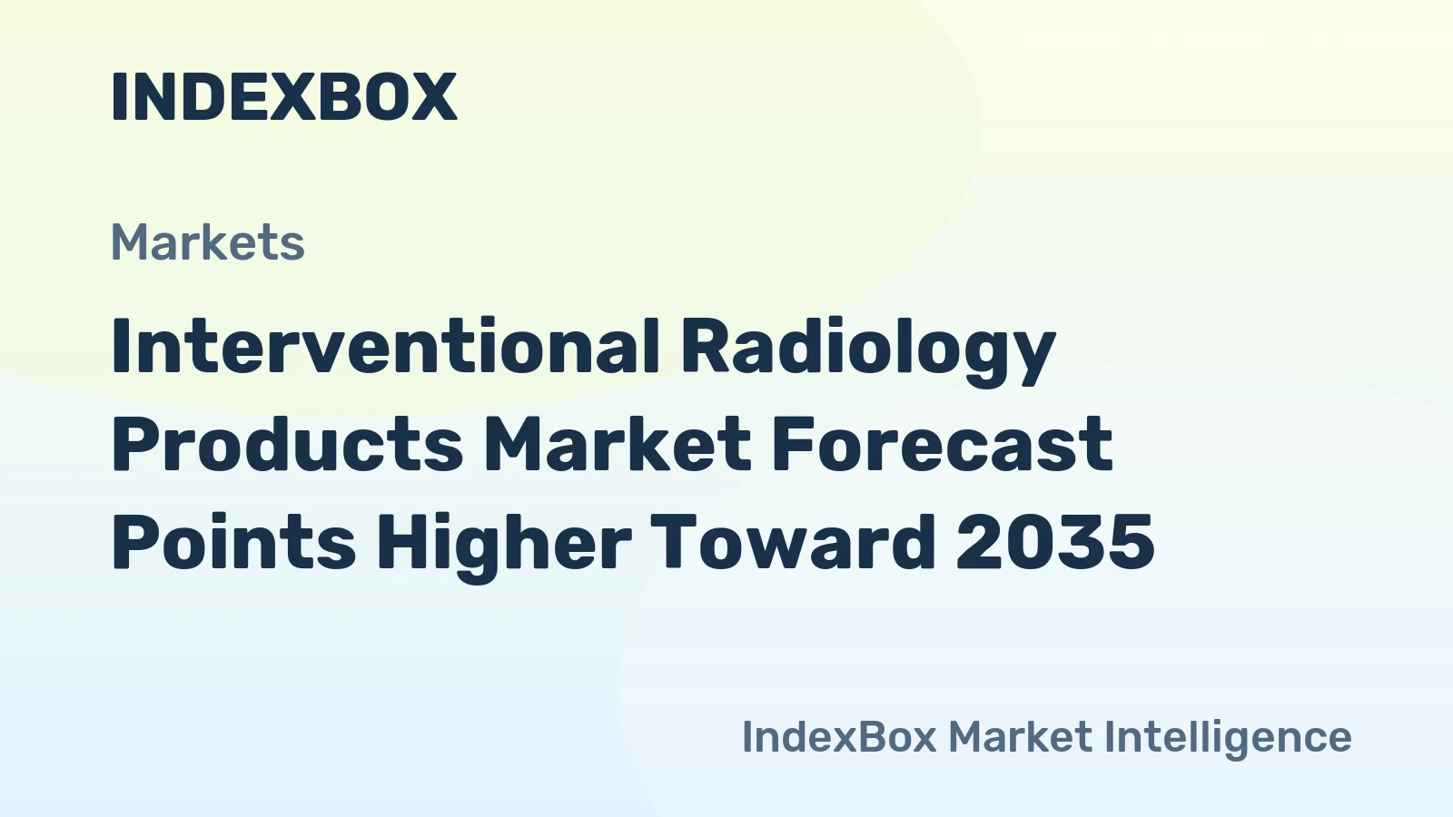 Interventional Radiology Products Market Forecast Points Higher Toward 2035, Driven by Minimally Invasive Procedure Expansion