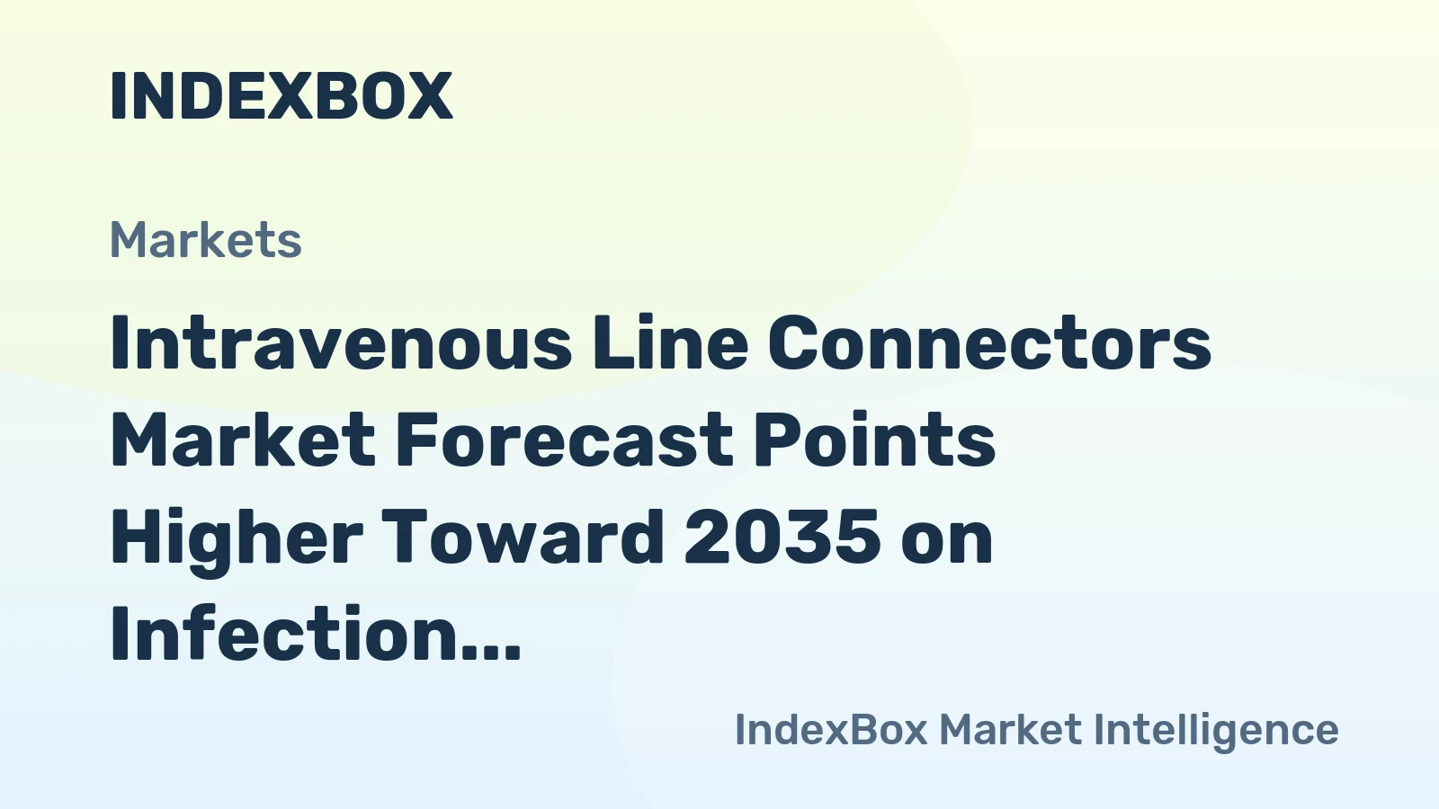 Intravenous Line Connectors Market Forecast Points Higher Toward 2035 on Infection Prevention Mandates