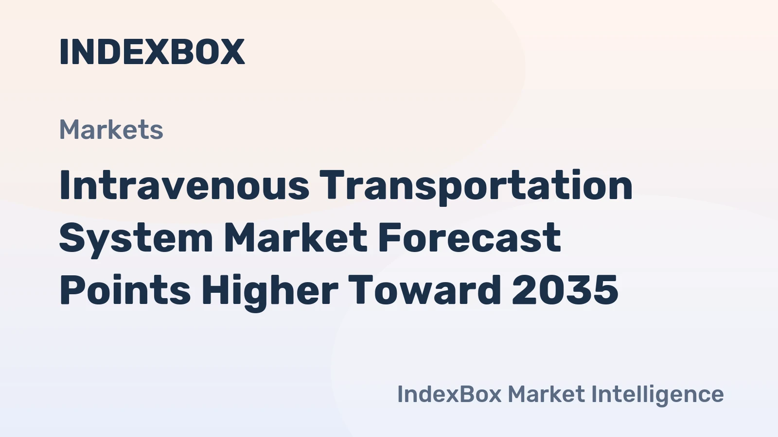 Intravenous Transportation System Market Forecast Points Higher Toward 2035, Driven by Smart Integration and Hospital Interoperability Mandates