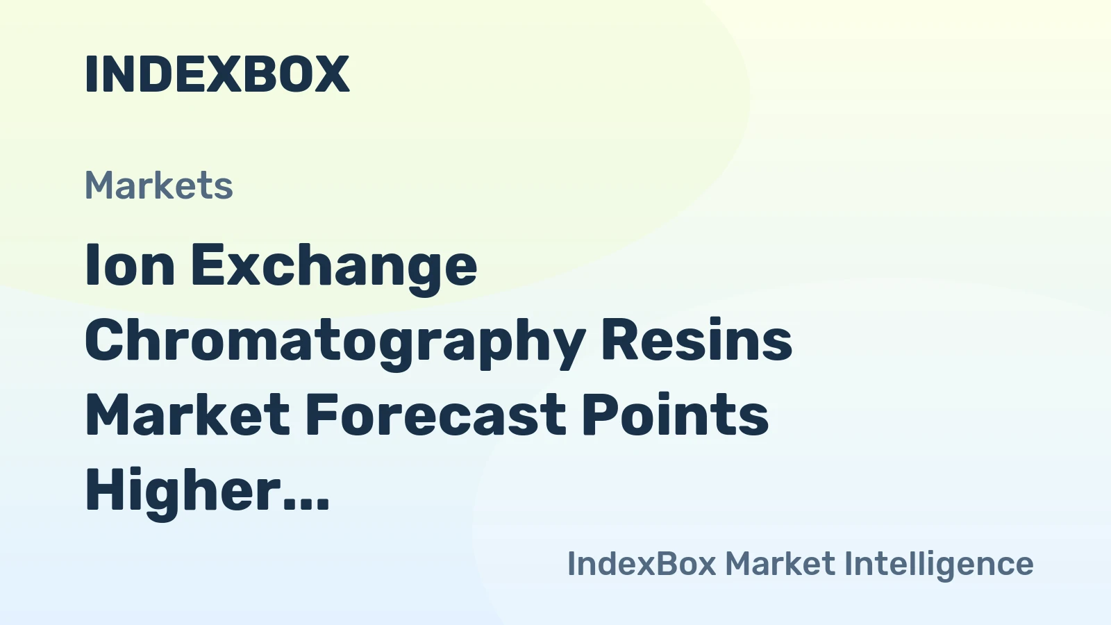 Ion Exchange Chromatography Resins Market Forecast Points Higher Toward 2035, Driven by Biopharma Scale-Up