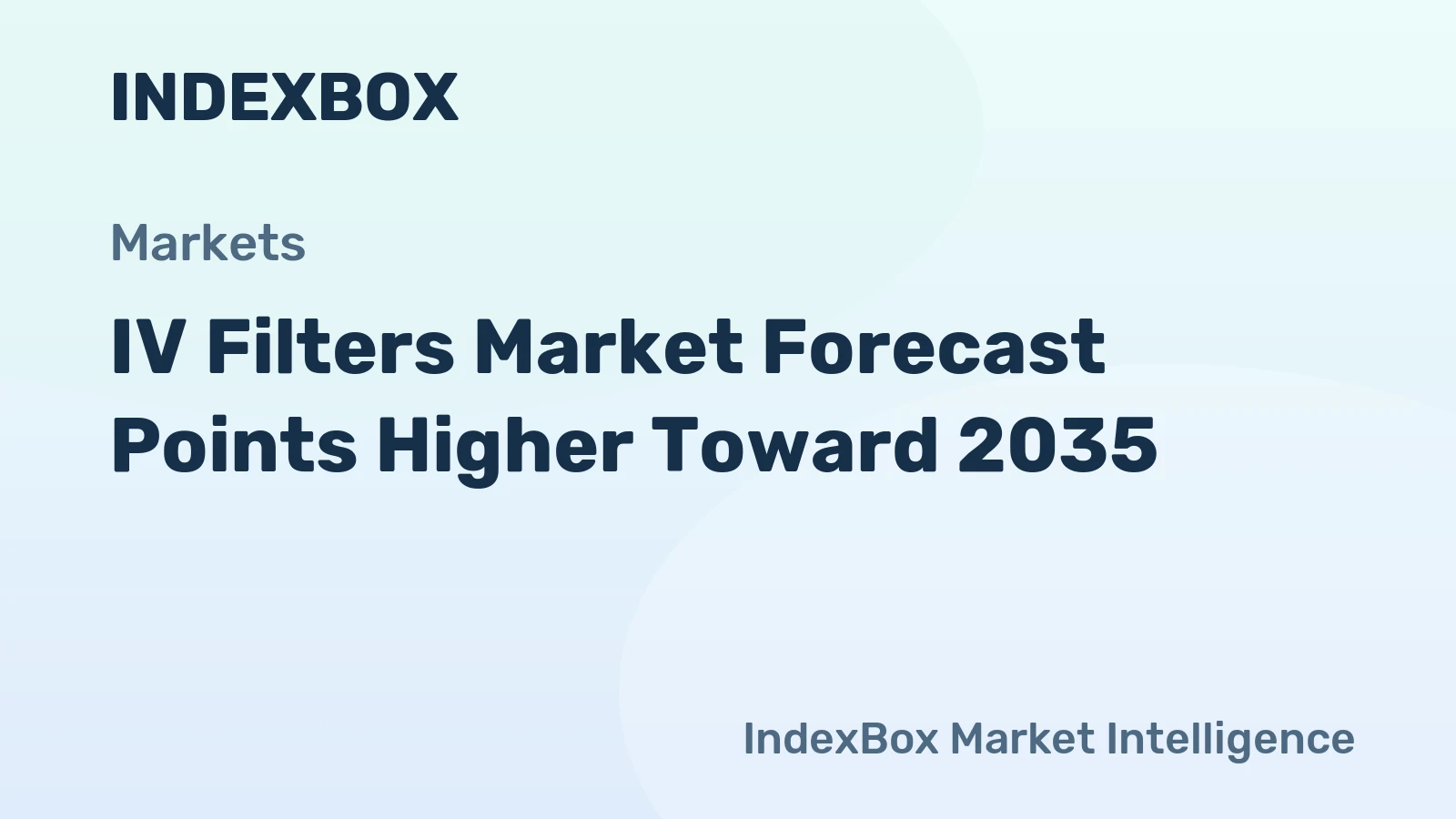 IV Filters Market Forecast Points Higher Toward 2035, Driven by Rising Chronic Disease Burden and Infection Control Mandates