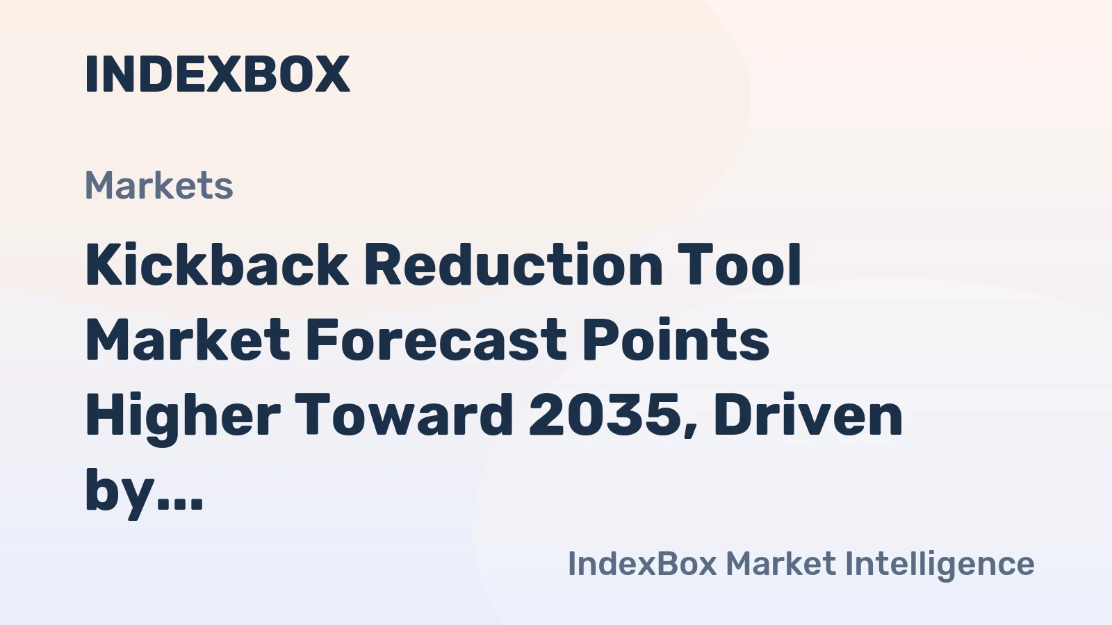 Kickback Reduction Tool Market Forecast Points Higher Toward 2035, Driven by Industrial Safety Mandates