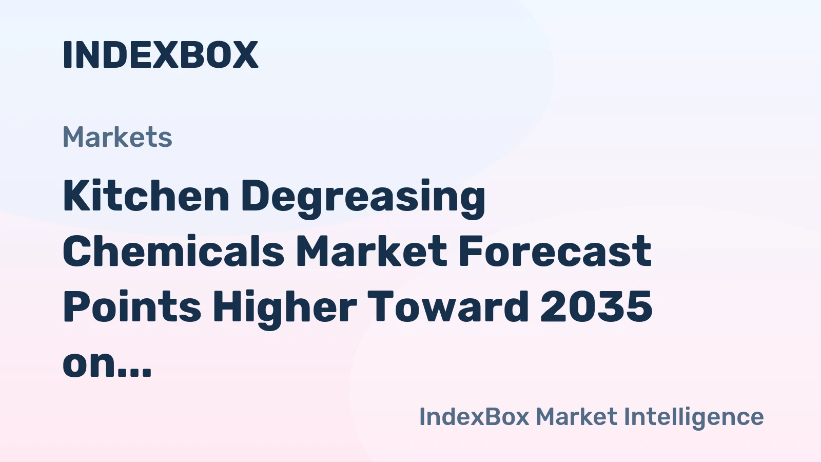 Kitchen Degreasing Chemicals Market Forecast Points Higher Toward 2035 on Food Safety Mandates