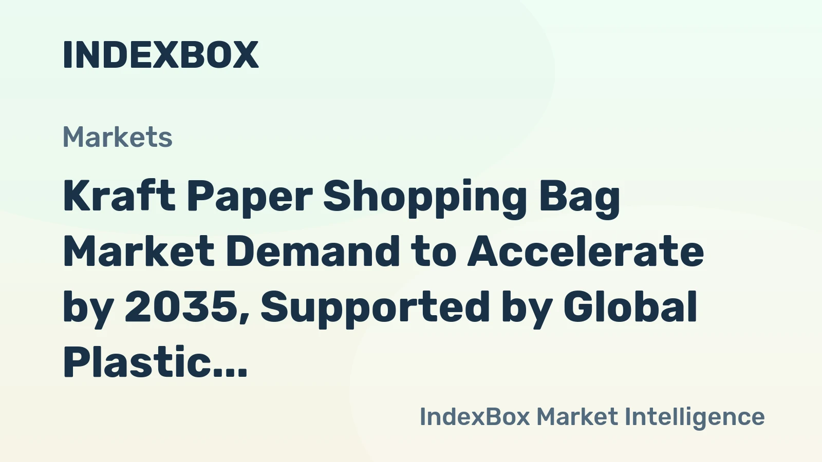 Kraft Paper Shopping Bag Market Demand to Accelerate by 2035, Supported by Global Plastic Bans
