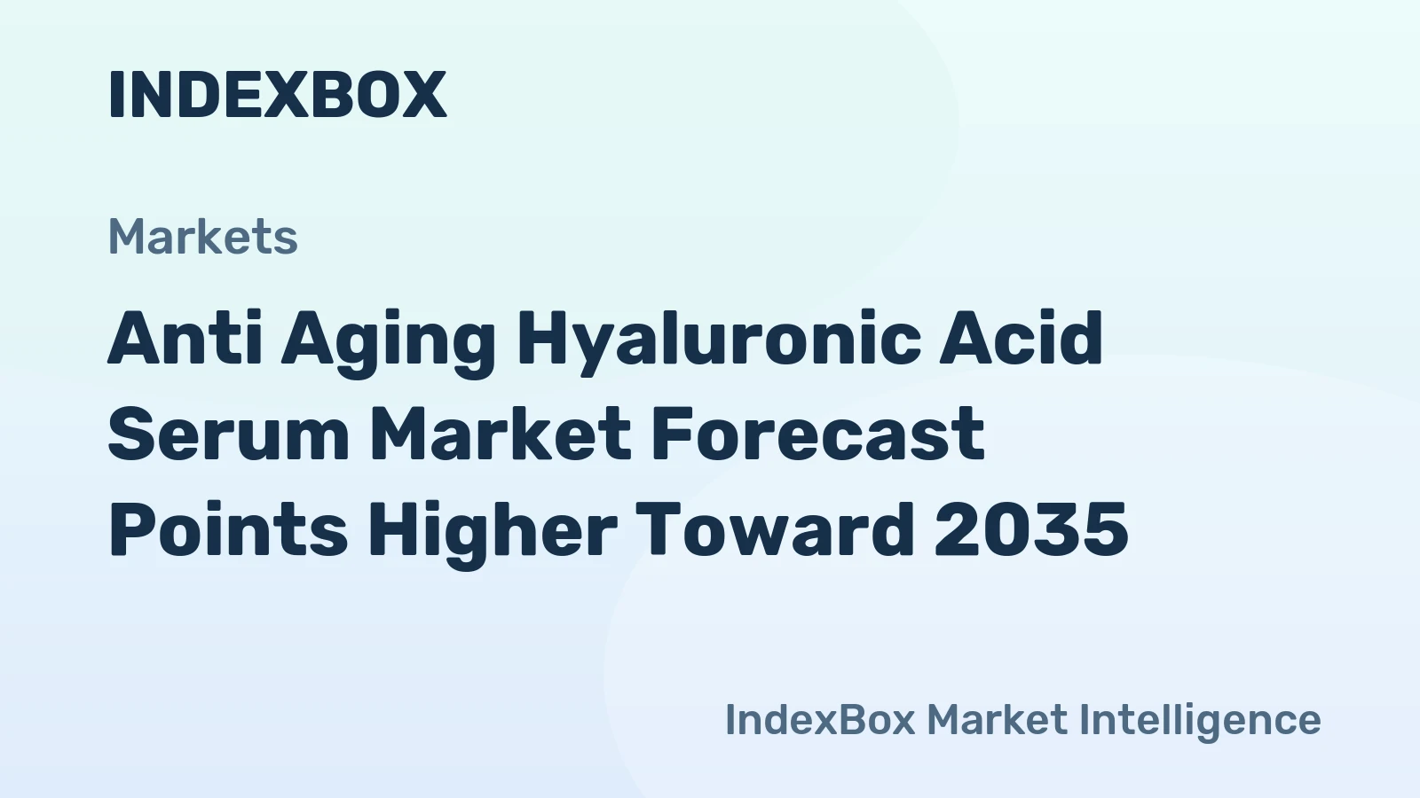 Anti Aging Hyaluronic Acid Serum Market Forecast Points Higher Toward 2035, Driven by Ingredient Stacking and Demographic Tailwinds