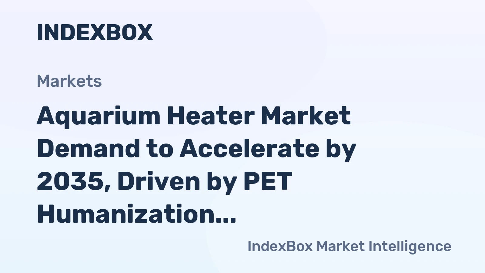 Aquarium Heater Market Demand to Accelerate by 2035, Driven by PET Humanization and Smart Aquarium Adoption