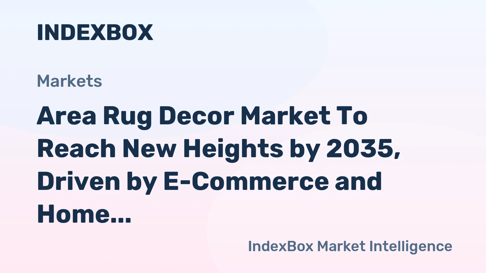 Area Rug Decor Market to Reach New Heights by 2035, Driven by E-Commerce and Home Personalization Trends