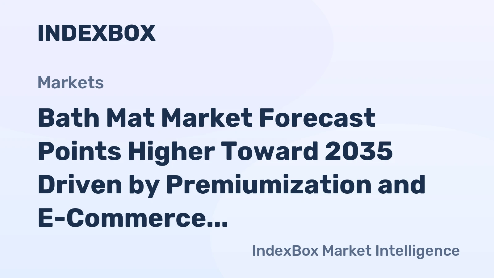 Bath Mat Market Forecast Points Higher Toward 2035 Driven by Premiumization and E-Commerce Expansion