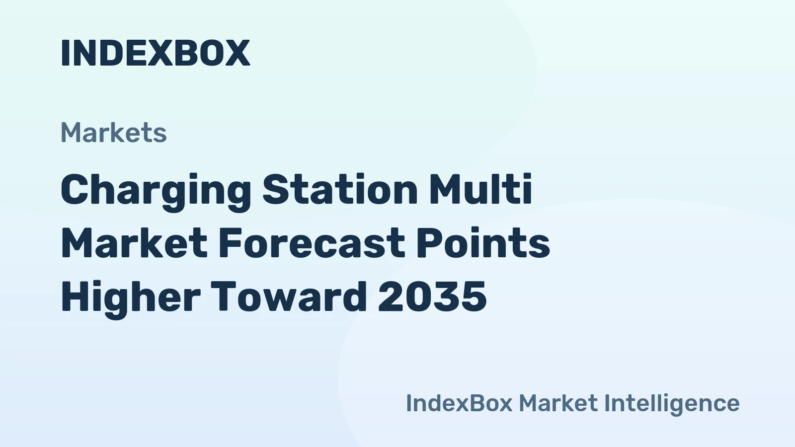 Charging Station Multi Market Forecast Points Higher Toward 2035, Driven by Device Proliferation and Gan Adoption