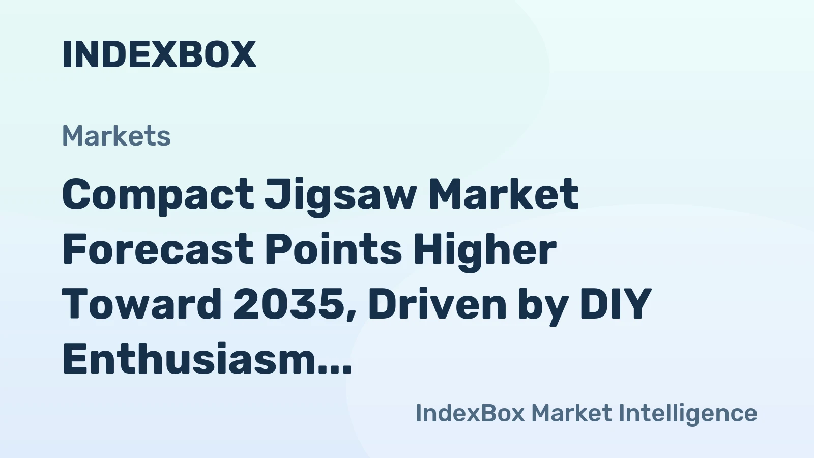 Compact Jigsaw Market Forecast Points Higher Toward 2035, Driven by DIY Enthusiasm and Cordless Innovation