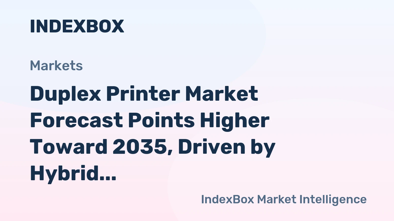 Duplex Printer Market Forecast Points Higher Toward 2035, Driven by Hybrid Work and Sustainability Mandates