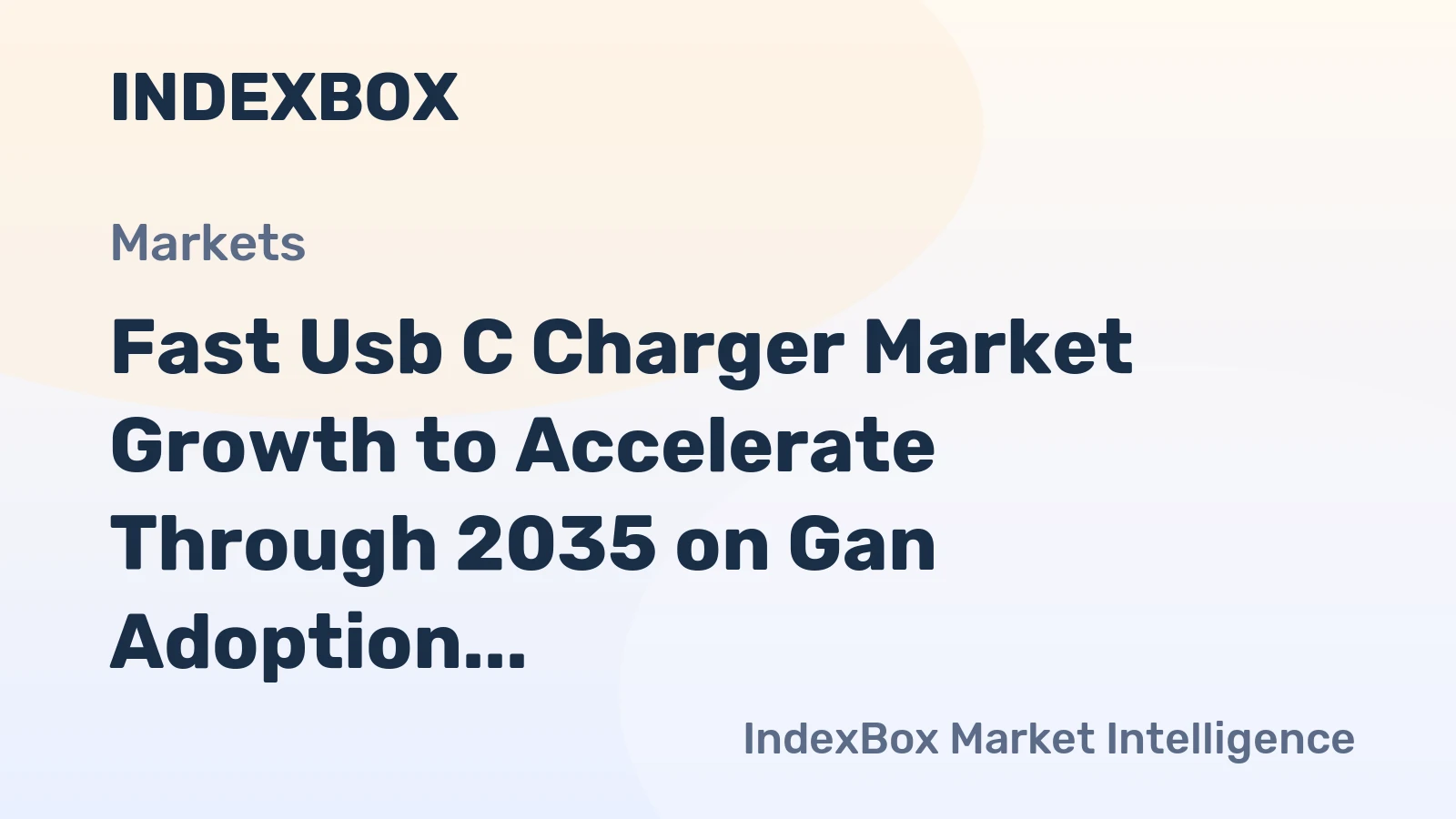 Fast Usb C Charger Market Growth to Accelerate Through 2035 on Gan Adoption and Multi-Device Ecosystem Expansion