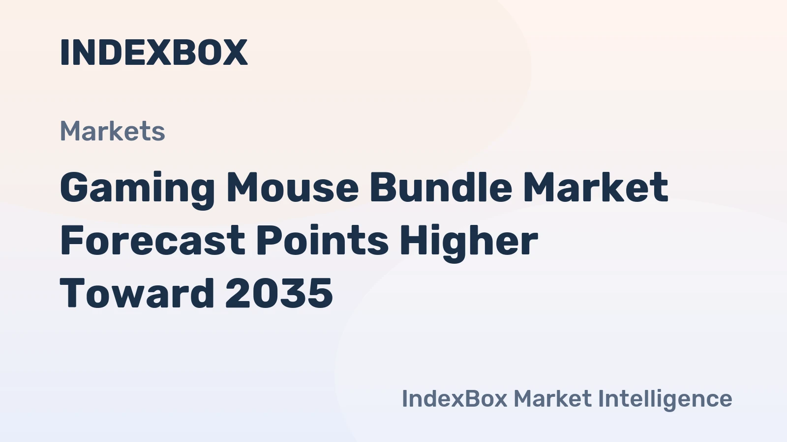 Gaming Mouse Bundle Market Forecast Points Higher Toward 2035, Driven by E-Sports Expansion and Peripheral Premiumization