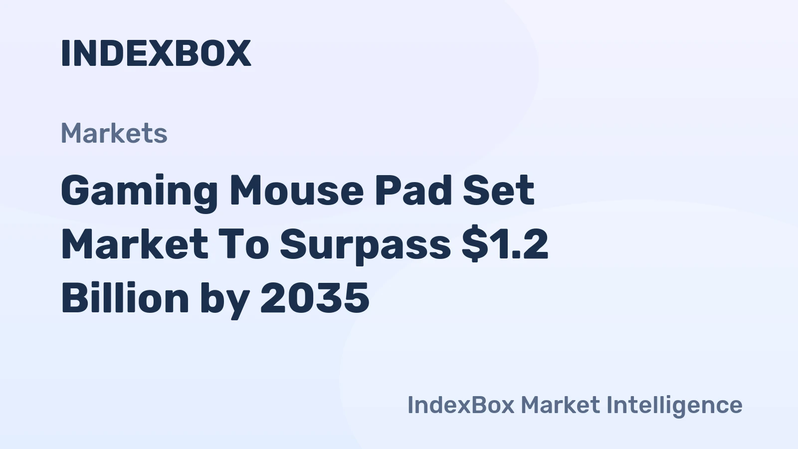 Gaming Mouse Pad Set Market to Surpass $1.2 Billion by 2035, Driven by Esports Expansion and Premiumization Trends