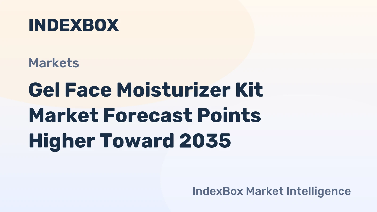 Gel Face Moisturizer Kit Market Forecast Points Higher Toward 2035, Driven by Premiumization and E-Commerce Expansion