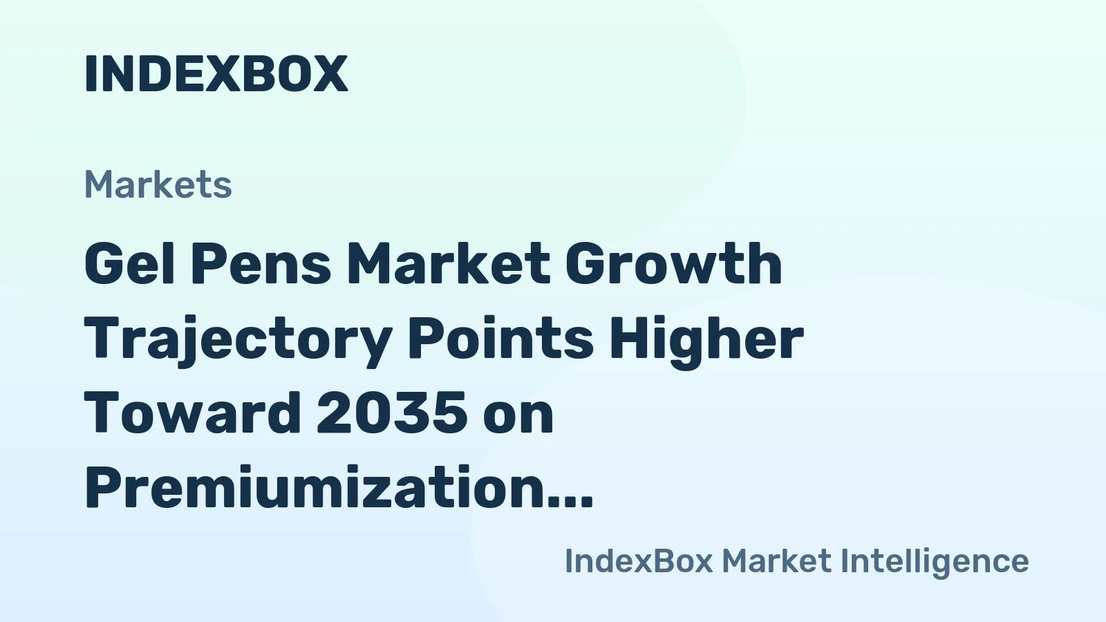 Gel Pens Market Growth Trajectory Points Higher Toward 2035 on Premiumization and E-Commerce Expansion