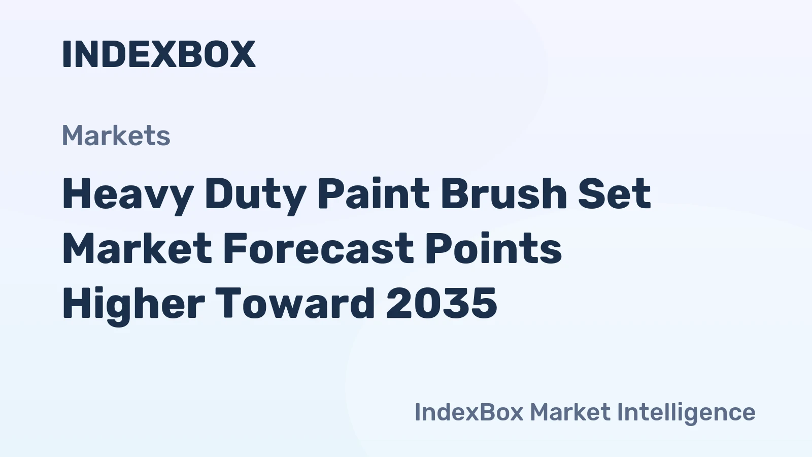 Heavy Duty Paint Brush Set Market Forecast Points Higher Toward 2035, Driven by Professional-Grade Demand and E-Commerce Expansion