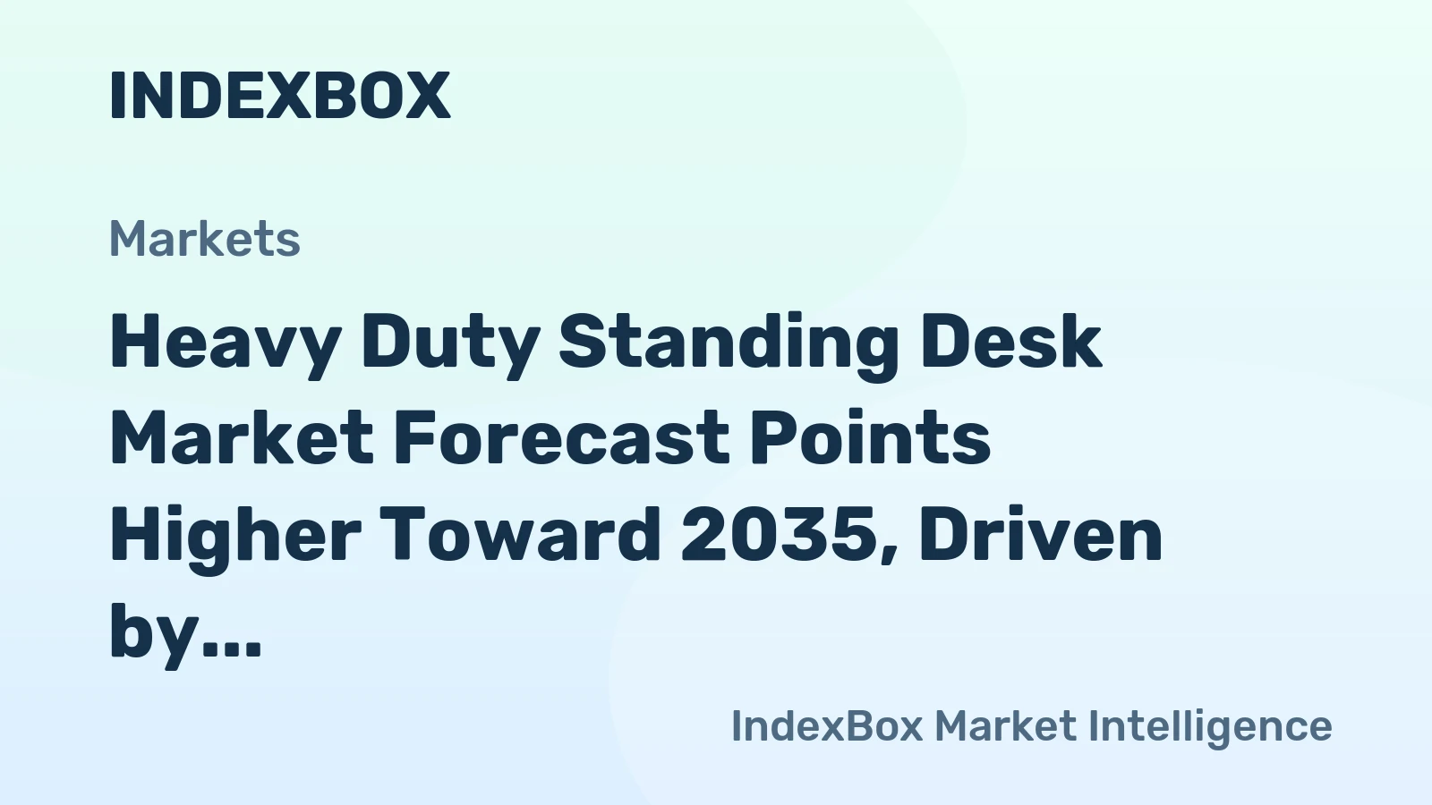 Heavy Duty Standing Desk Market Forecast Points Higher Toward 2035, Driven by Ergonomic Workplace Mandates