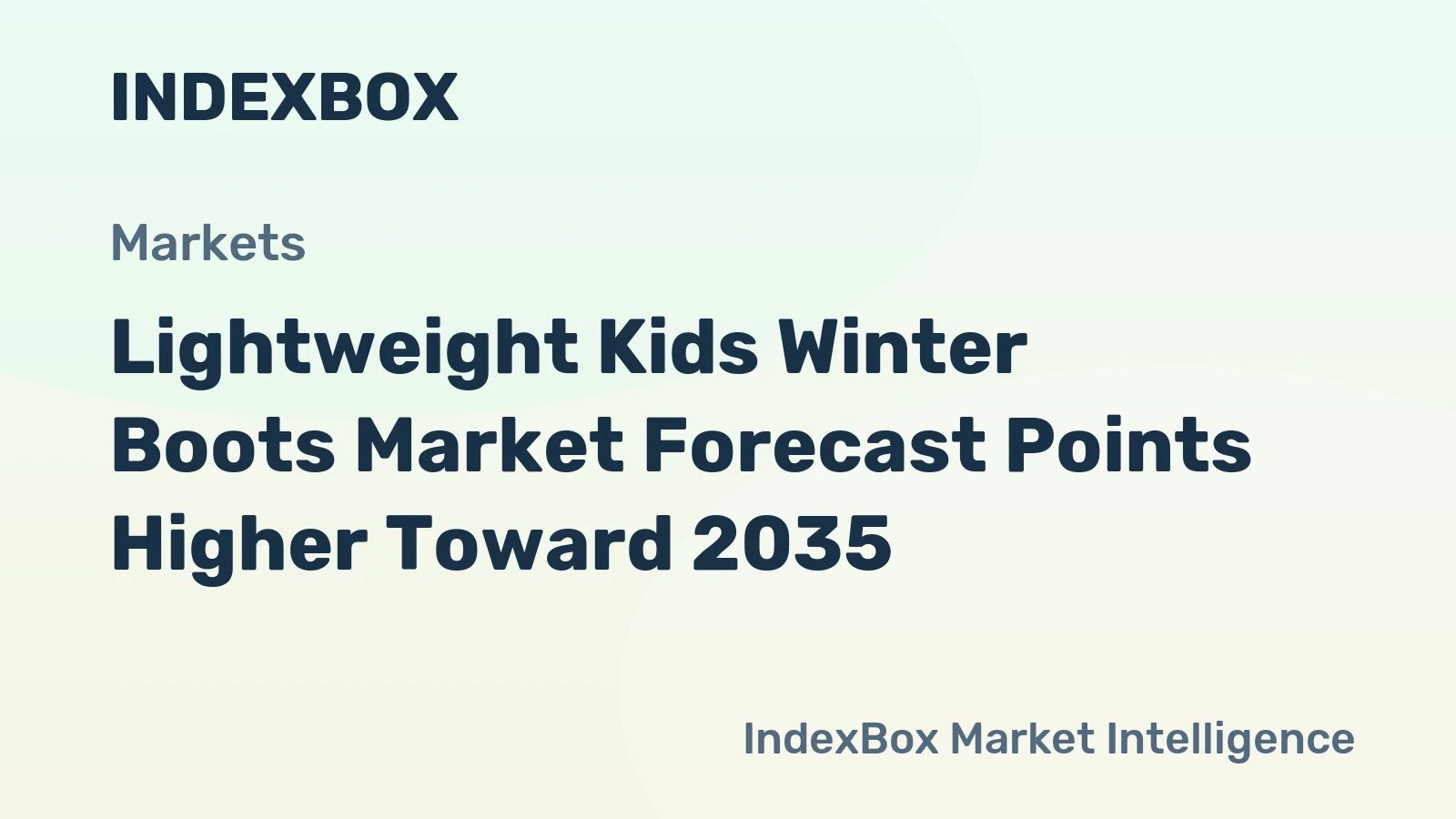 Lightweight Kids Winter Boots Market Forecast Points Higher Toward 2035, Driven by Premiumization and Cold-Climate Adoption