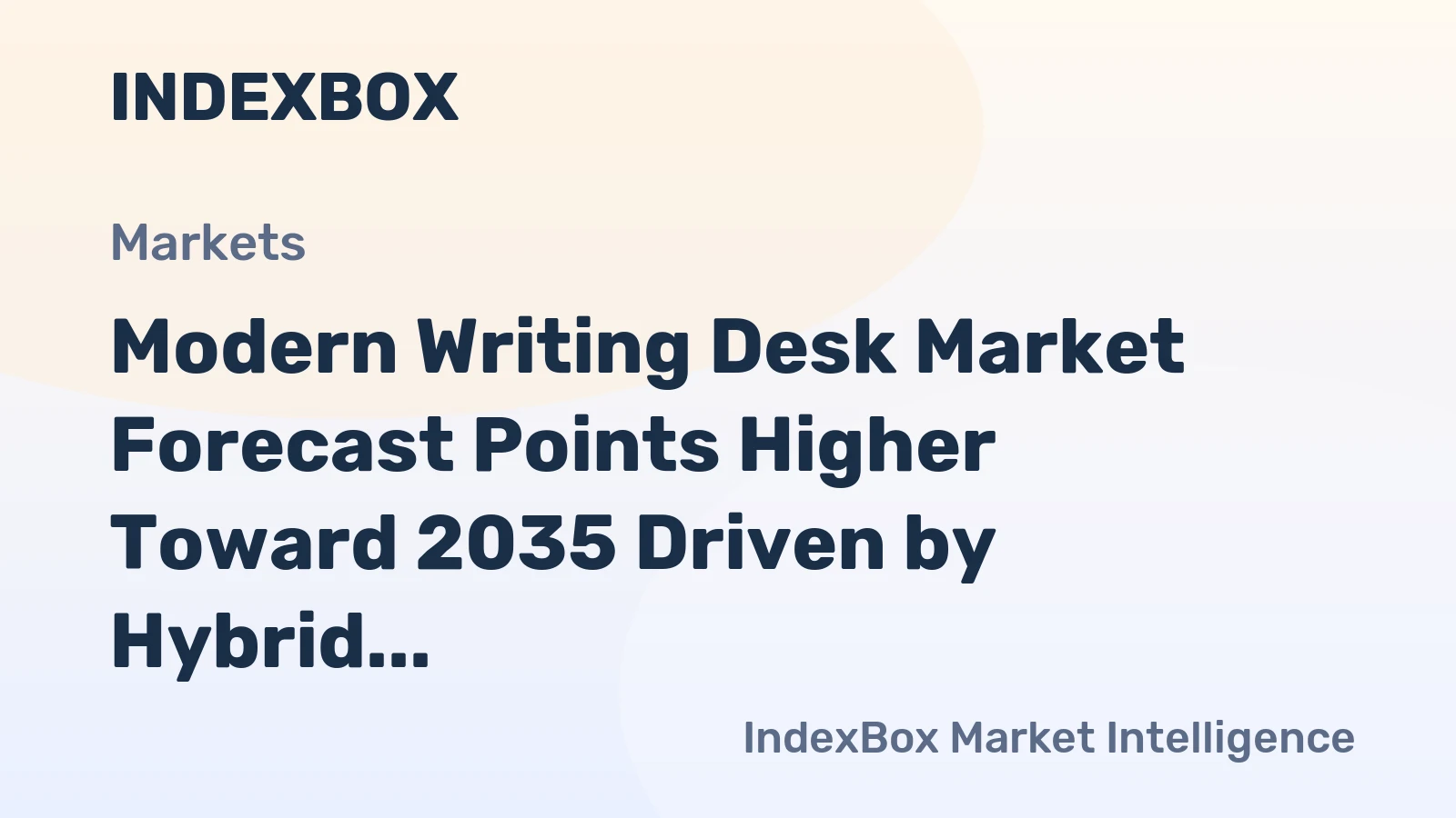 Modern Writing Desk Market Forecast Points Higher Toward 2035 Driven by Hybrid Work Permanence
