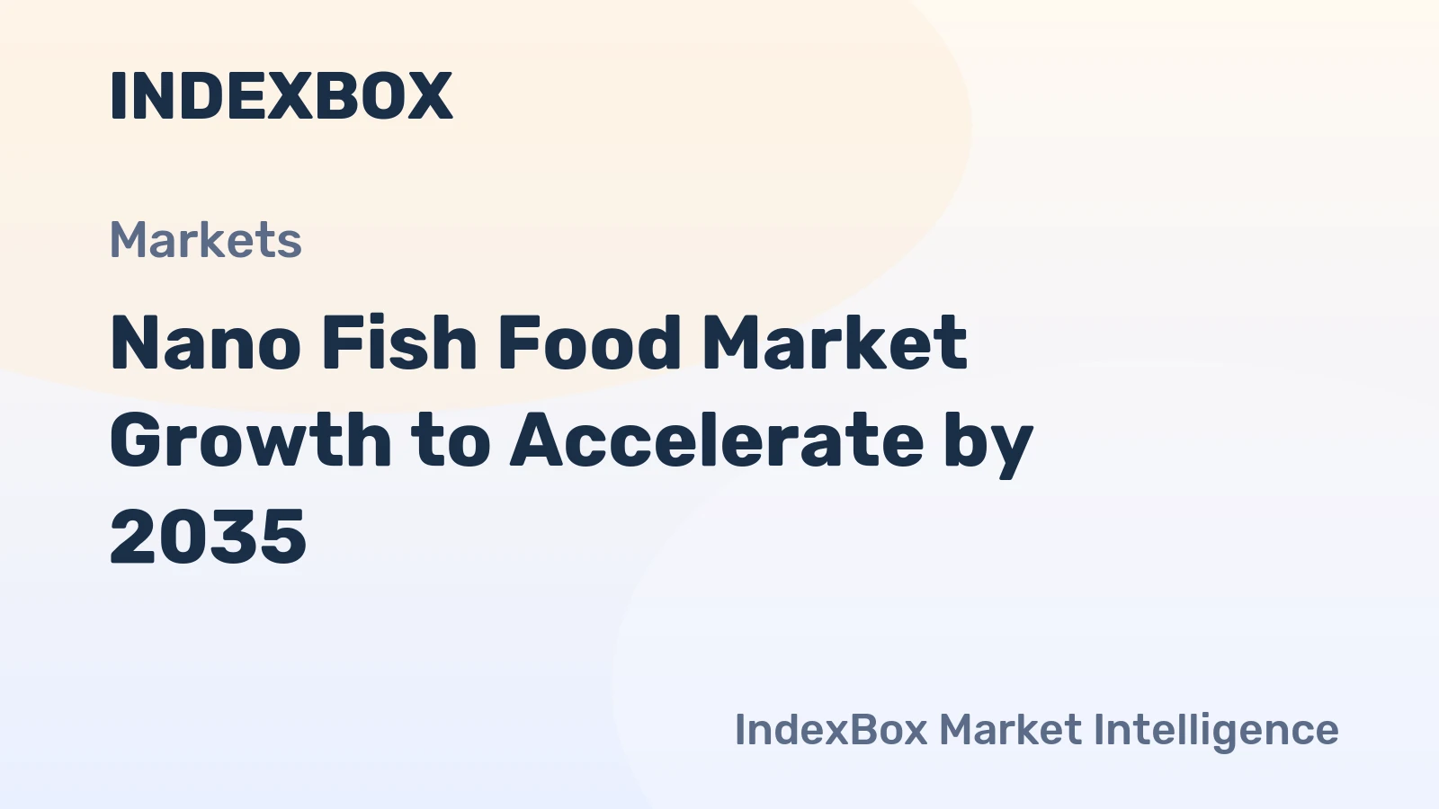 Nano Fish Food Market Growth to Accelerate by 2035, Driven by Rising Nano Aquarium Hobbyist Base and Premiumization Trends