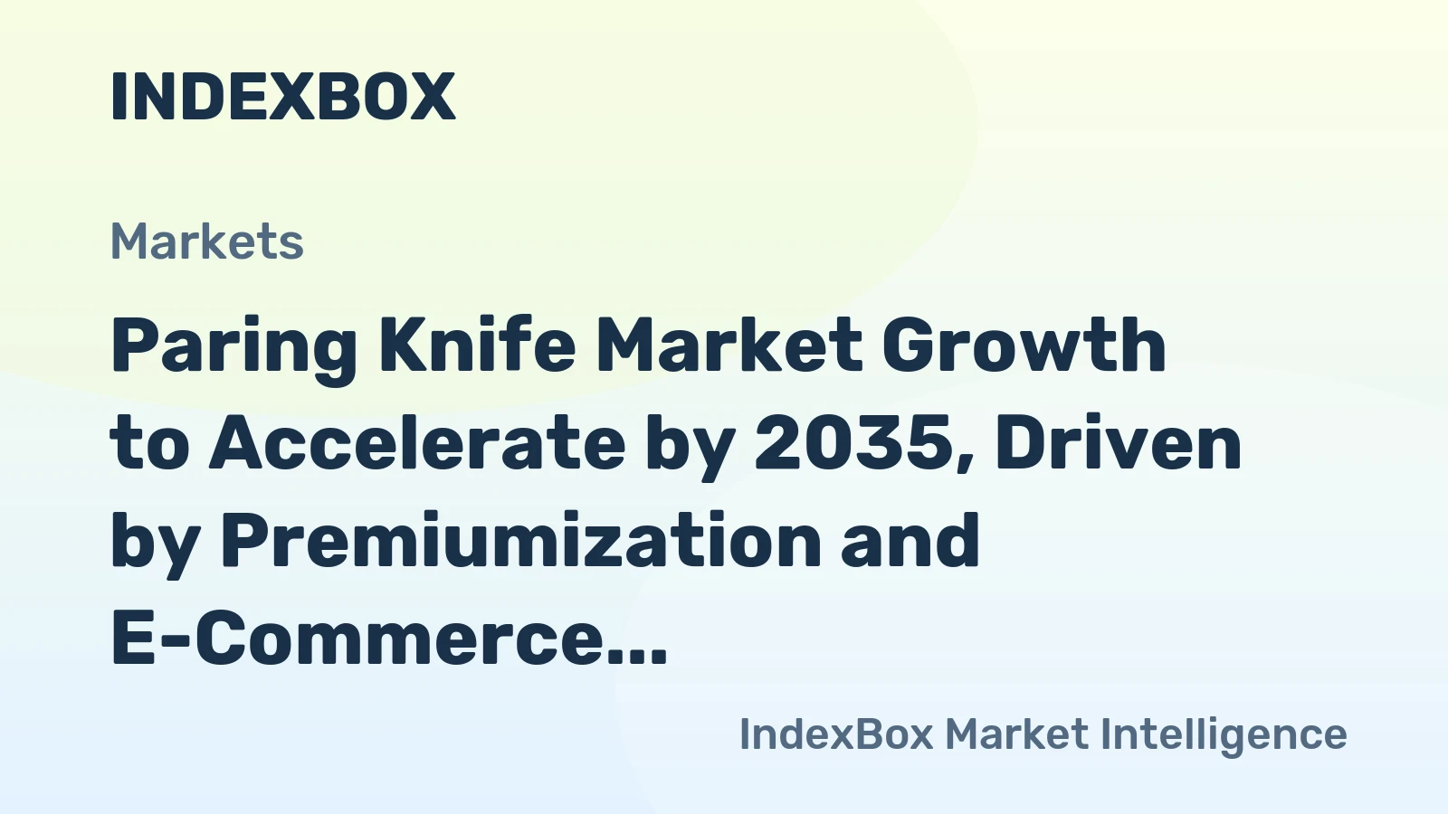 Paring Knife Market Growth to Accelerate by 2035, Driven by Premiumization and E-Commerce Expansion