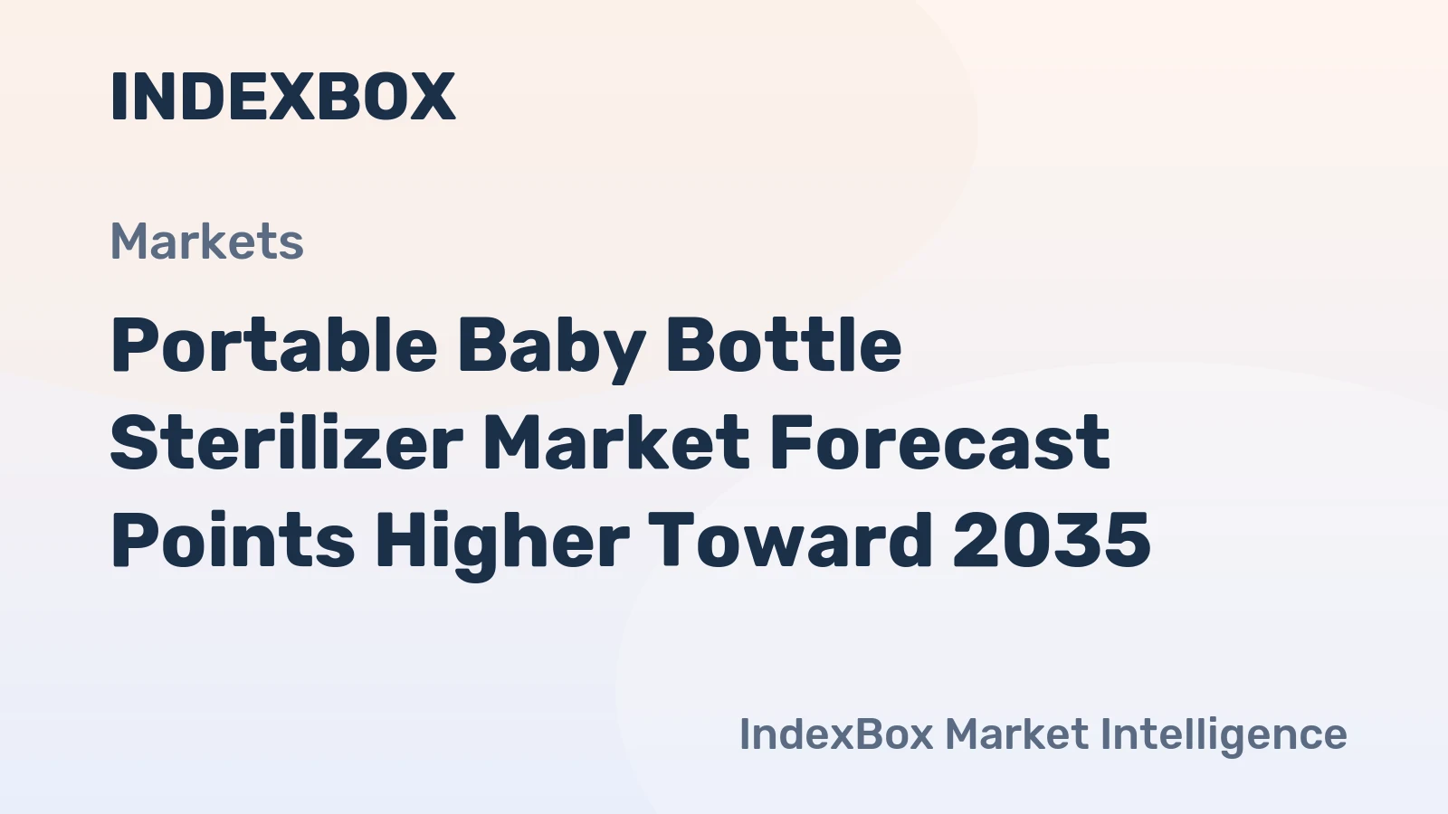 Portable Baby Bottle Sterilizer Market Forecast Points Higher Toward 2035, Driven by Hygiene-Conscious Parenting and Travel Lifestyles