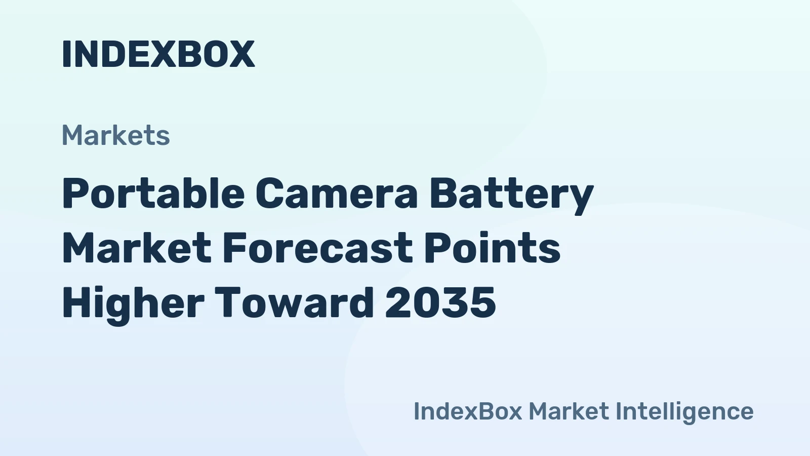 Portable Camera Battery Market Forecast Points Higher Toward 2035, Driven by Expanding Content Creation Ecosystem