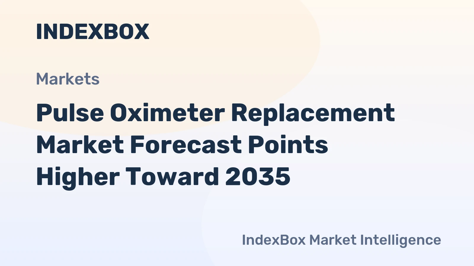 Pulse Oximeter Replacement Market Forecast Points Higher Toward 2035, Driven by Chronic Disease Monitoring Demand