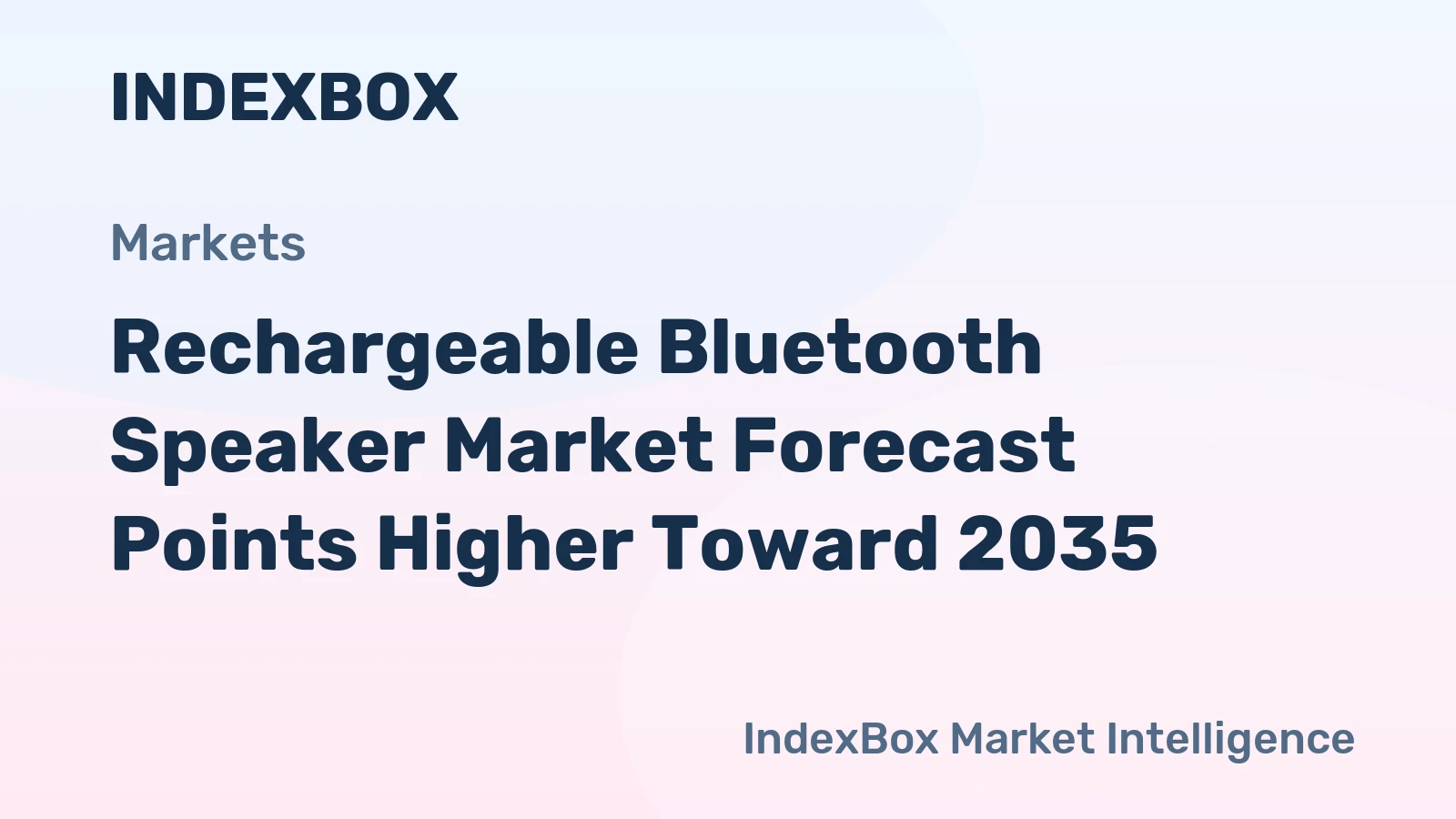 Rechargeable Bluetooth Speaker Market Forecast Points Higher Toward 2035, Driven by Premiumization and Multi-Room Audio Adoption