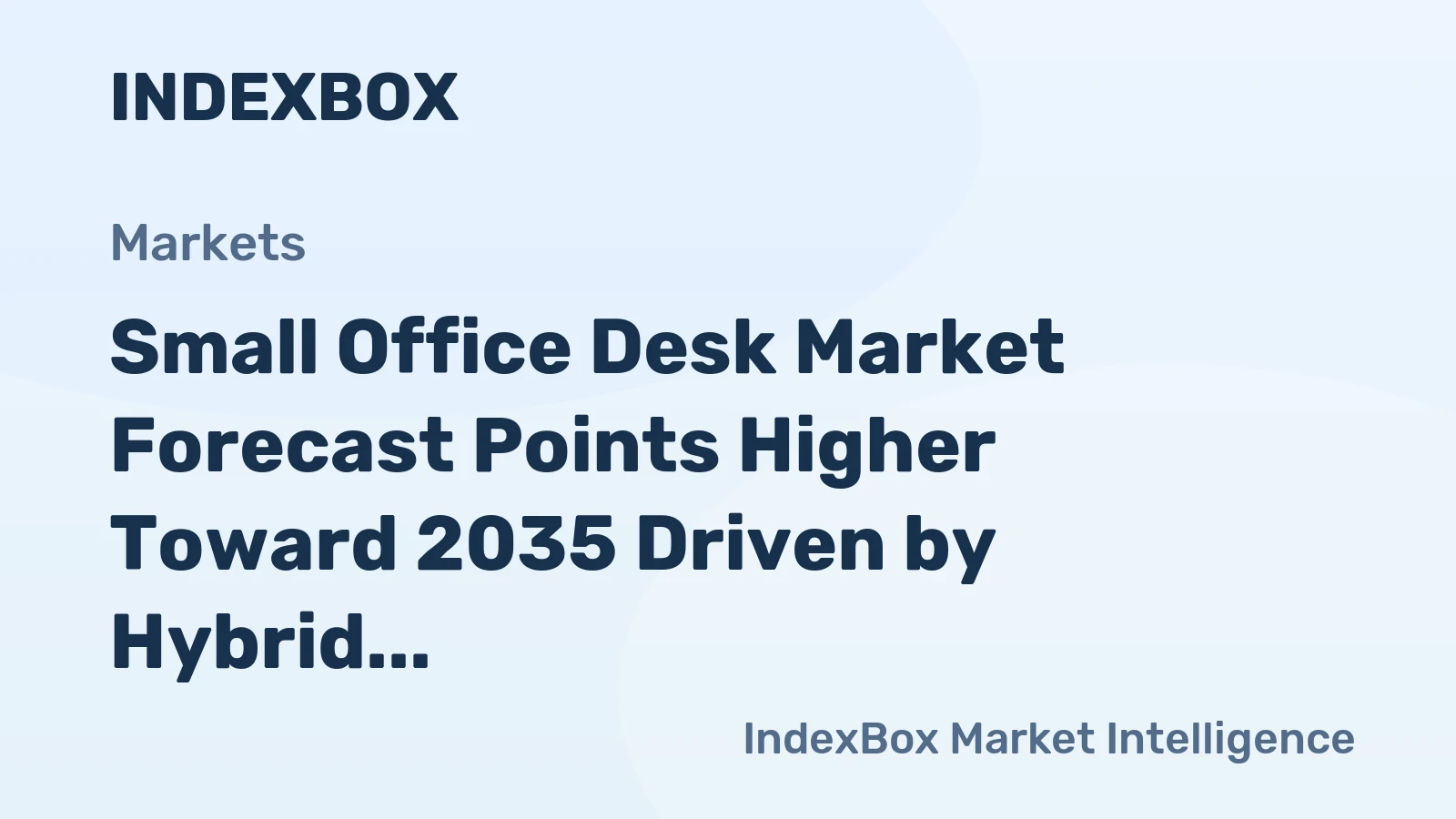 Small Office Desk Market Forecast Points Higher Toward 2035 Driven by Hybrid Work Normalization
